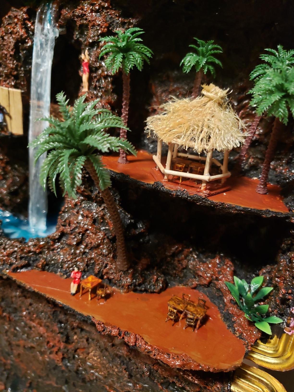 Amazon.com: Preiser 17201 8 Tables & 48 Chairs Includes Umbrella HO ...