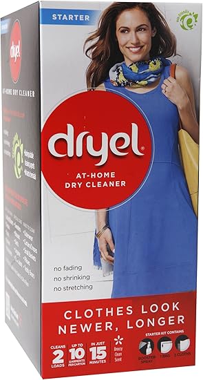Amazon.com: Dryel At-Home Dry Cleaning Starter Kit , Breeze Clean Scent ...