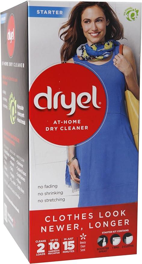 Amazon.com: Dryel At-Home Dry Cleaning Starter Kit With Bag, Breeze ...