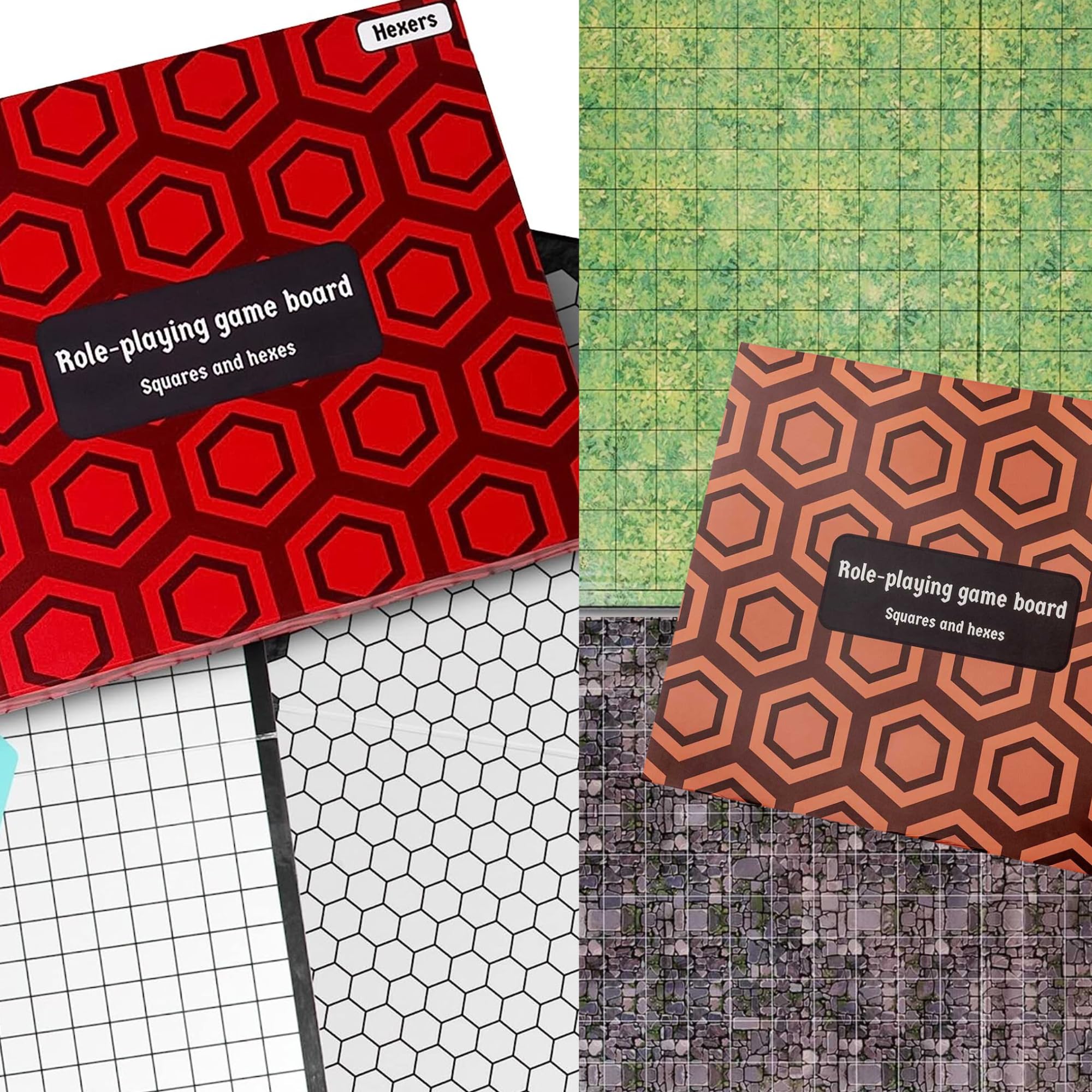 Amazon.com: Hexers Ultimate Game Board Bundle RPG Mat Alternative ...