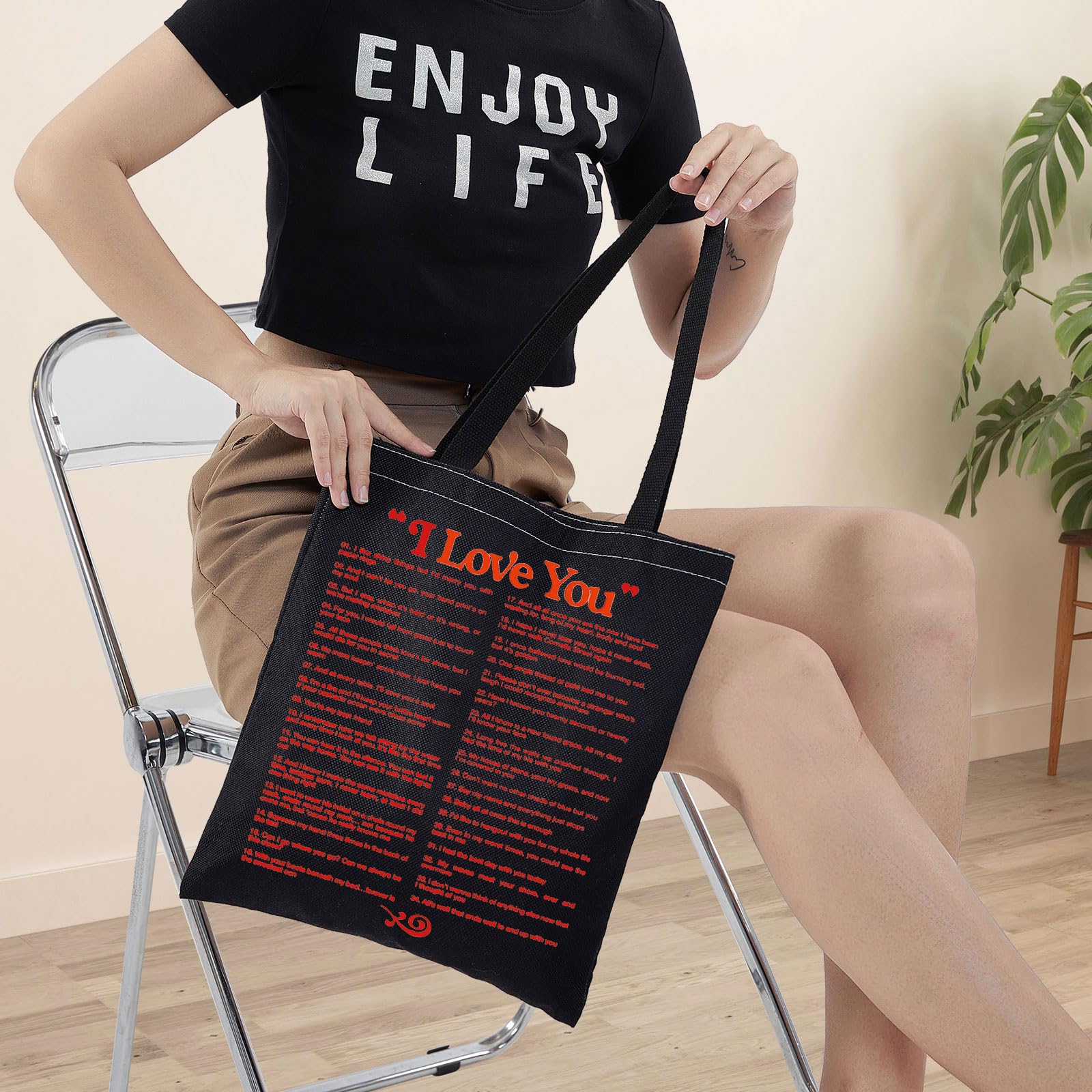 Snapklik.com : BWWKTOP Singer Album Canvas Tote Bag Singer Fans Gift ...