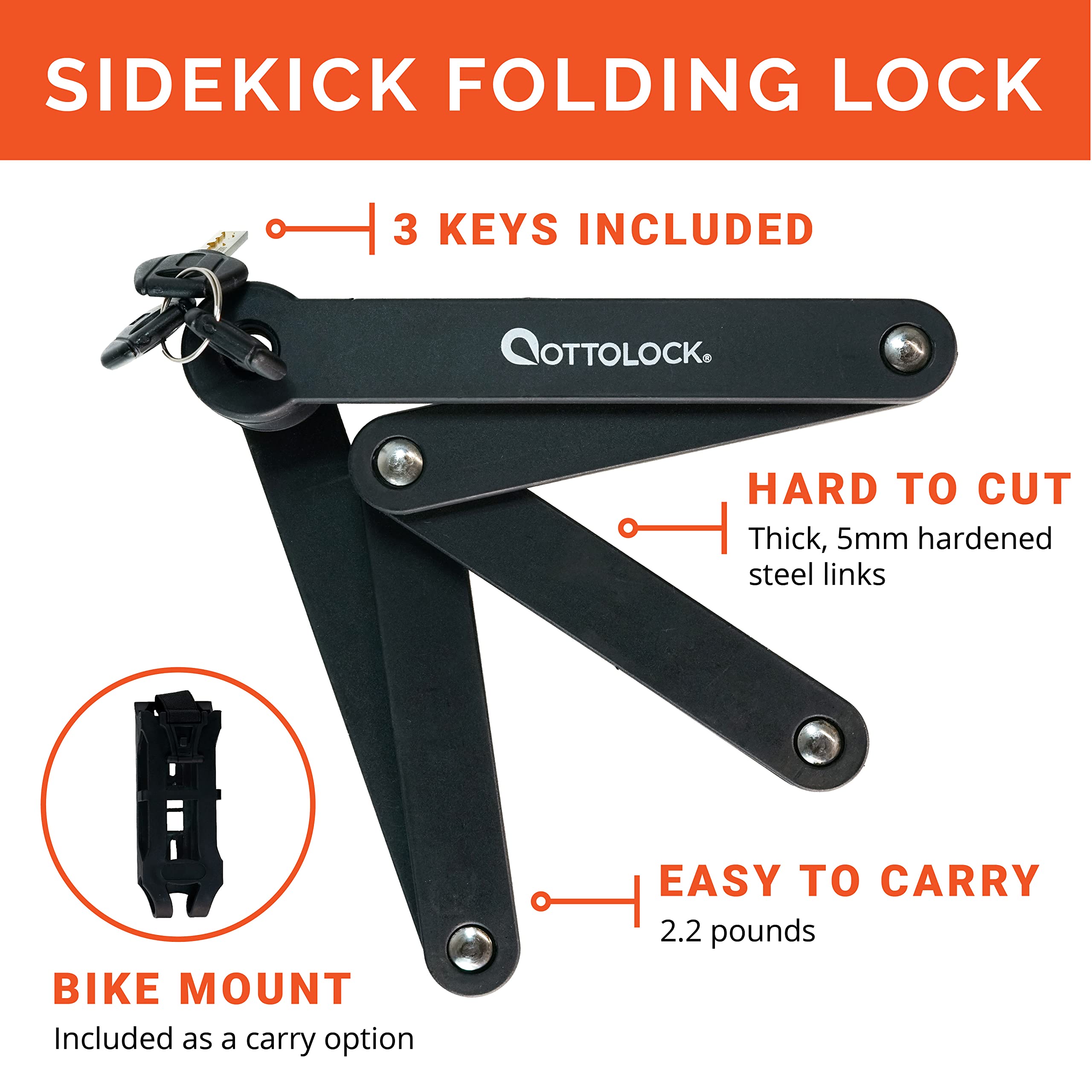 Snapklik.com : Sidekick Folding Lock Extra Tough Folding Lock For ...