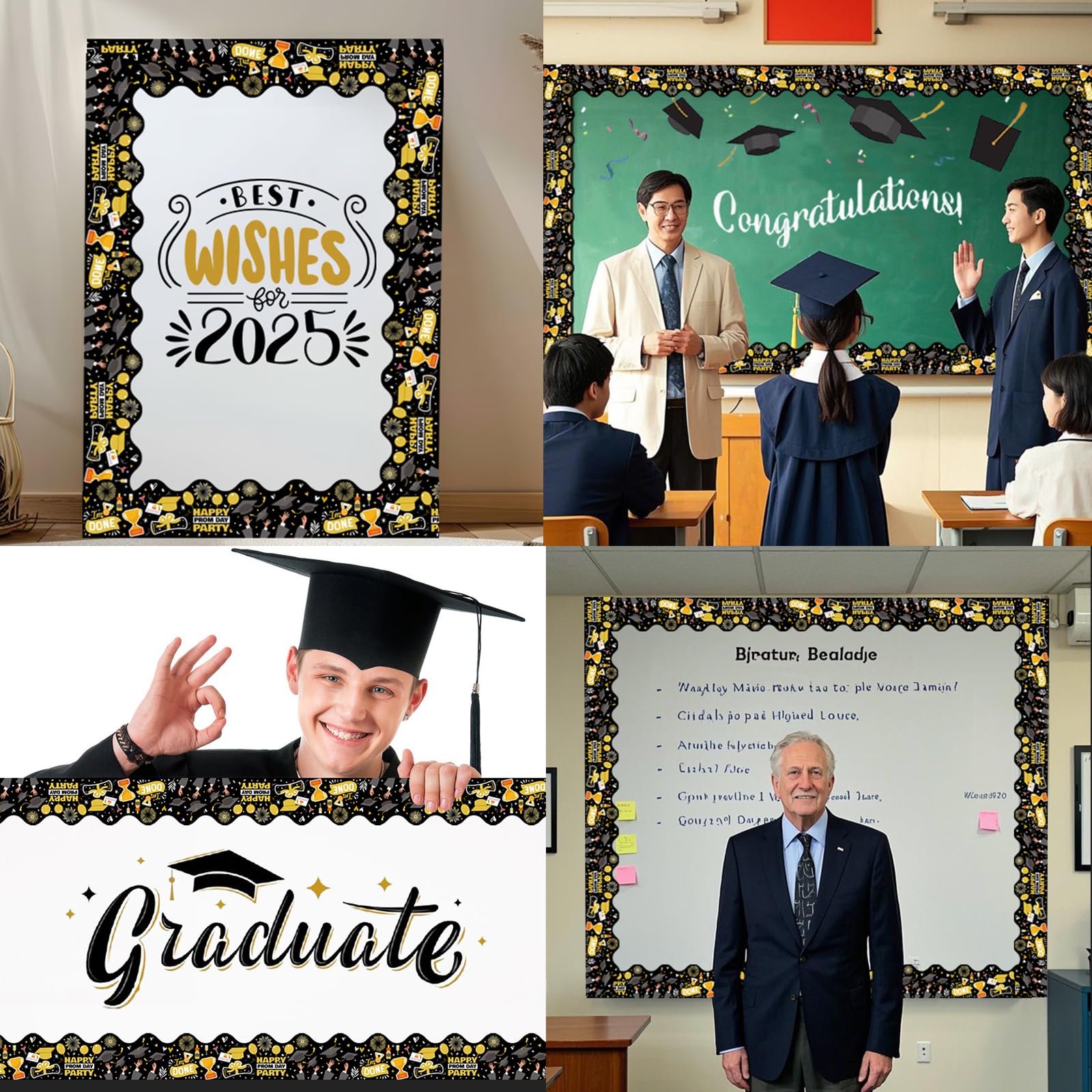 Snapklik.com : 68.9Ft Graduation Bulletin Board Border Congrats Grad ...