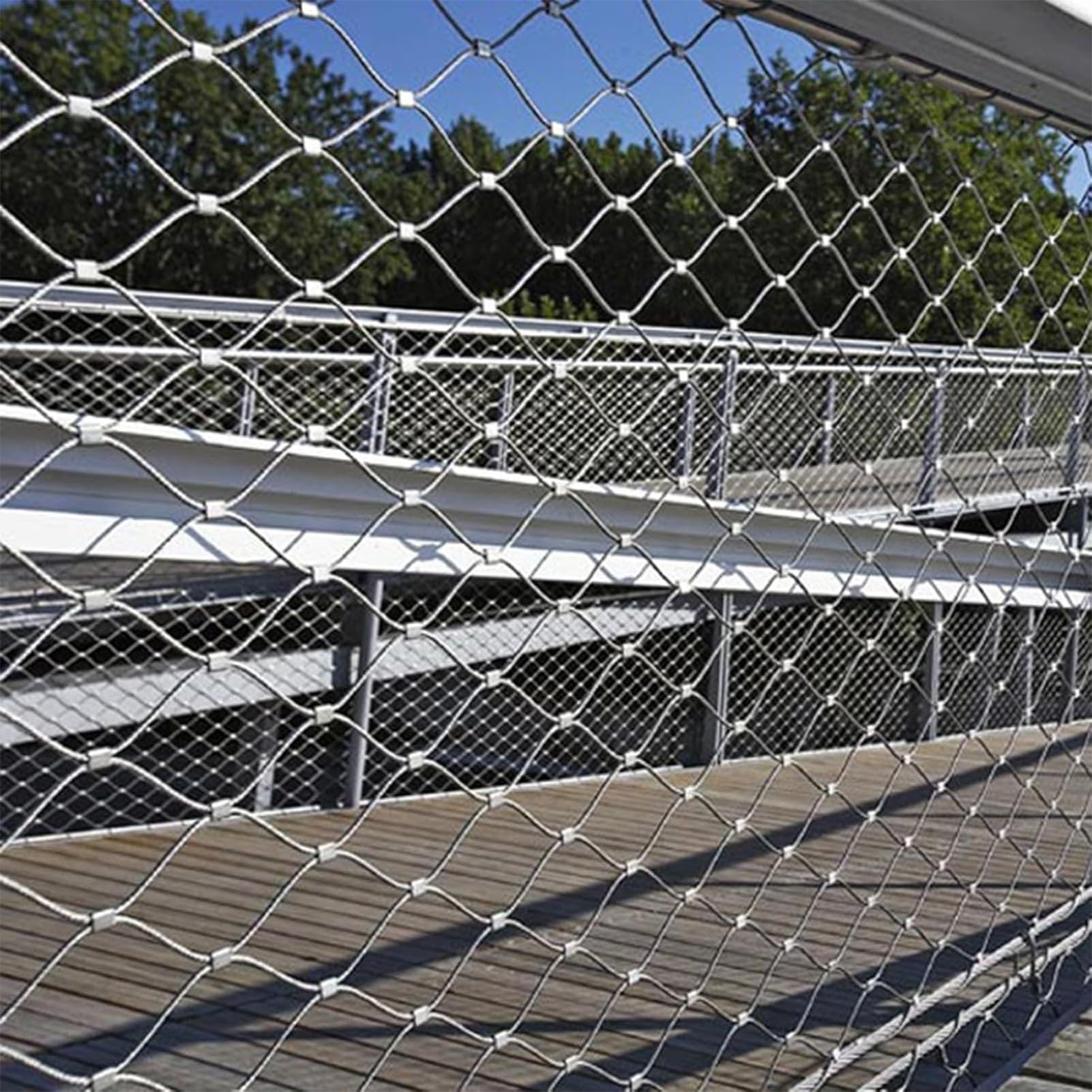 Balcony Fall Prevention Mesh SCITOY Stainless Steel Safety Net - 304 ...
