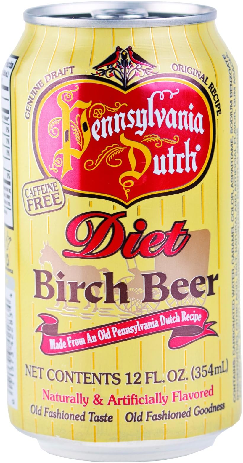 Amazon.com : PA Dutch Birch Beer, Popular Amish Beverage, 12 Oz. Cans ...
