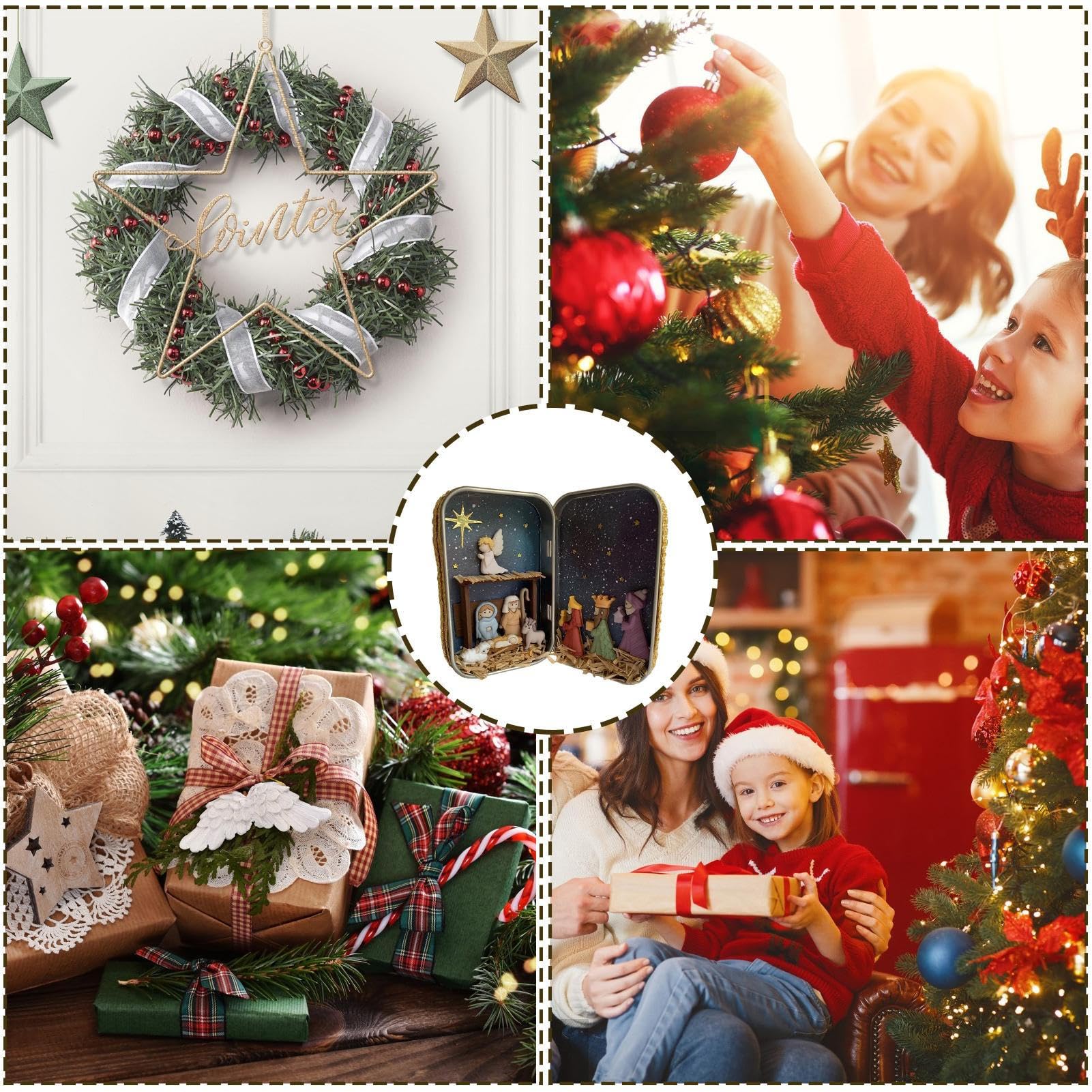 Lds Kerststal Behang