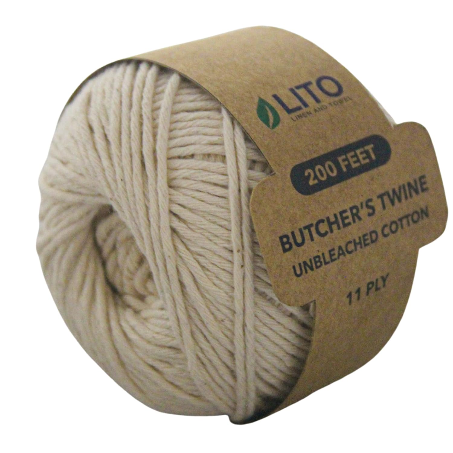 LITO LINEN AND TOWEL Cotton Twine String|Wrapping Bakers Cooking Craft ...