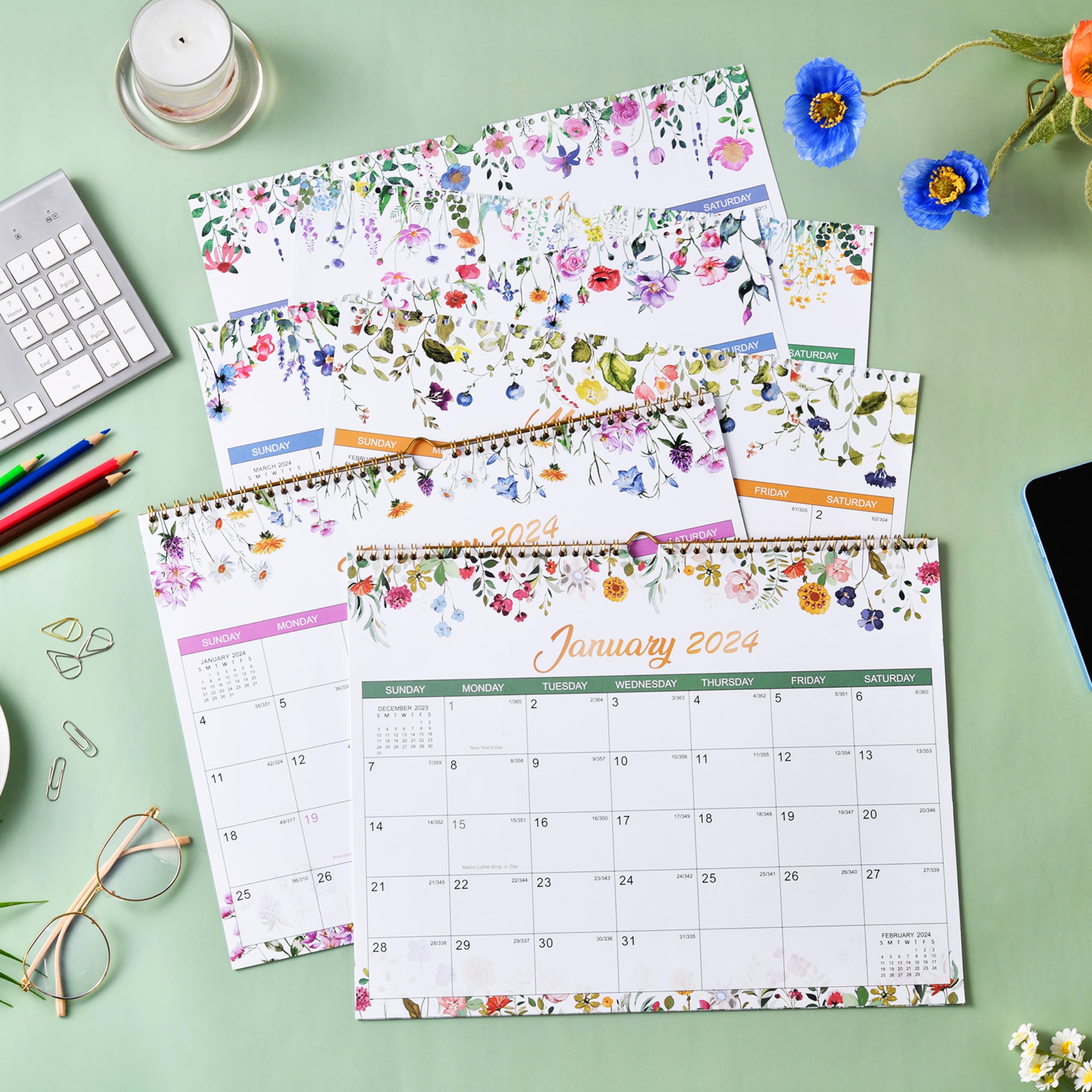 Snapklik.com : 2024 Calendar - Wall Calendar 2024, Jan
