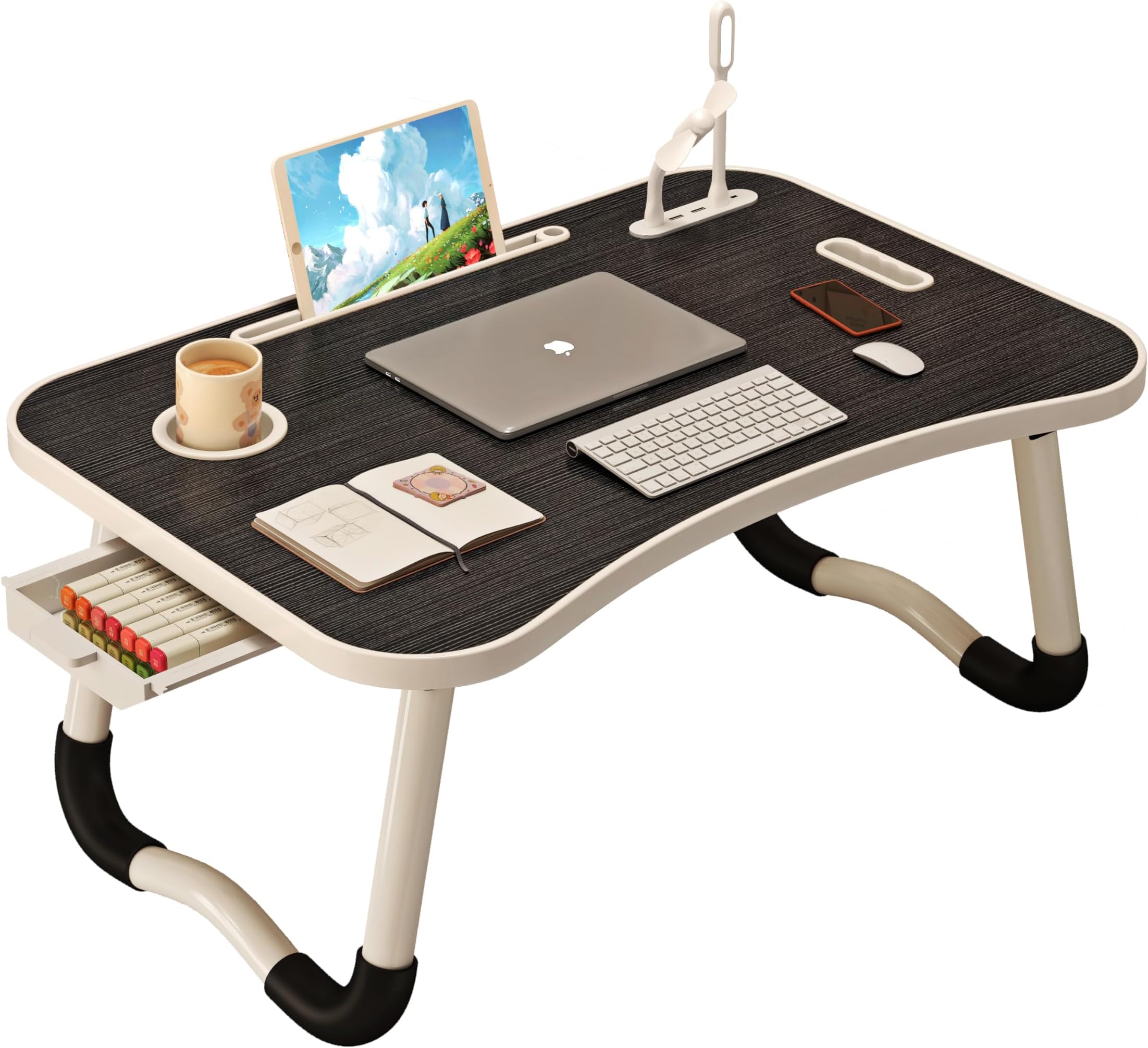 Amazon.com: Laptop Bed Tray Table, Adjustable Laptop Bed Stand Lap Desk ...