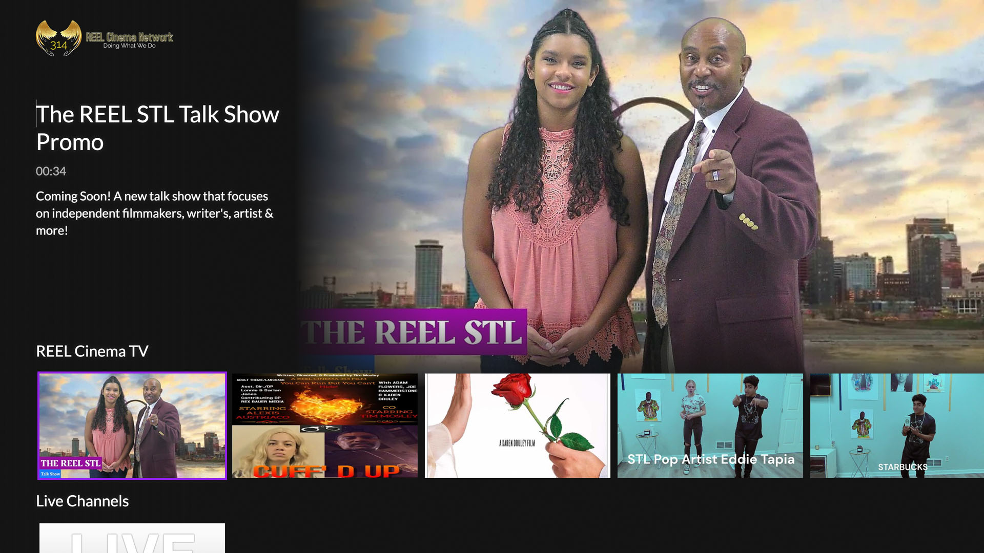 REEL Cinema TV Network - App on Amazon Appstore