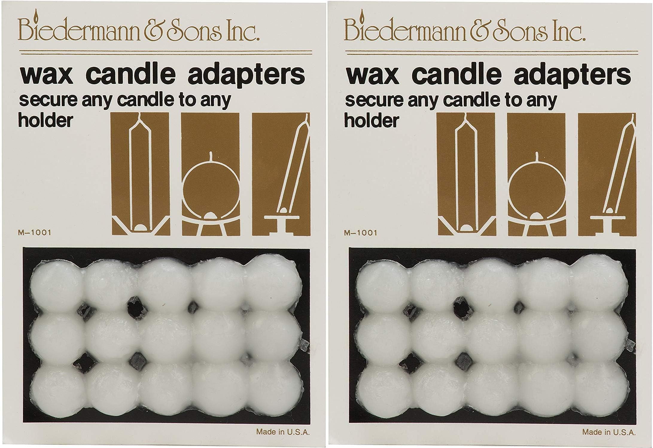 Amazon.com: Biedermann & Sons Wax Dots Candle Adapter (Set of 30 Dots)