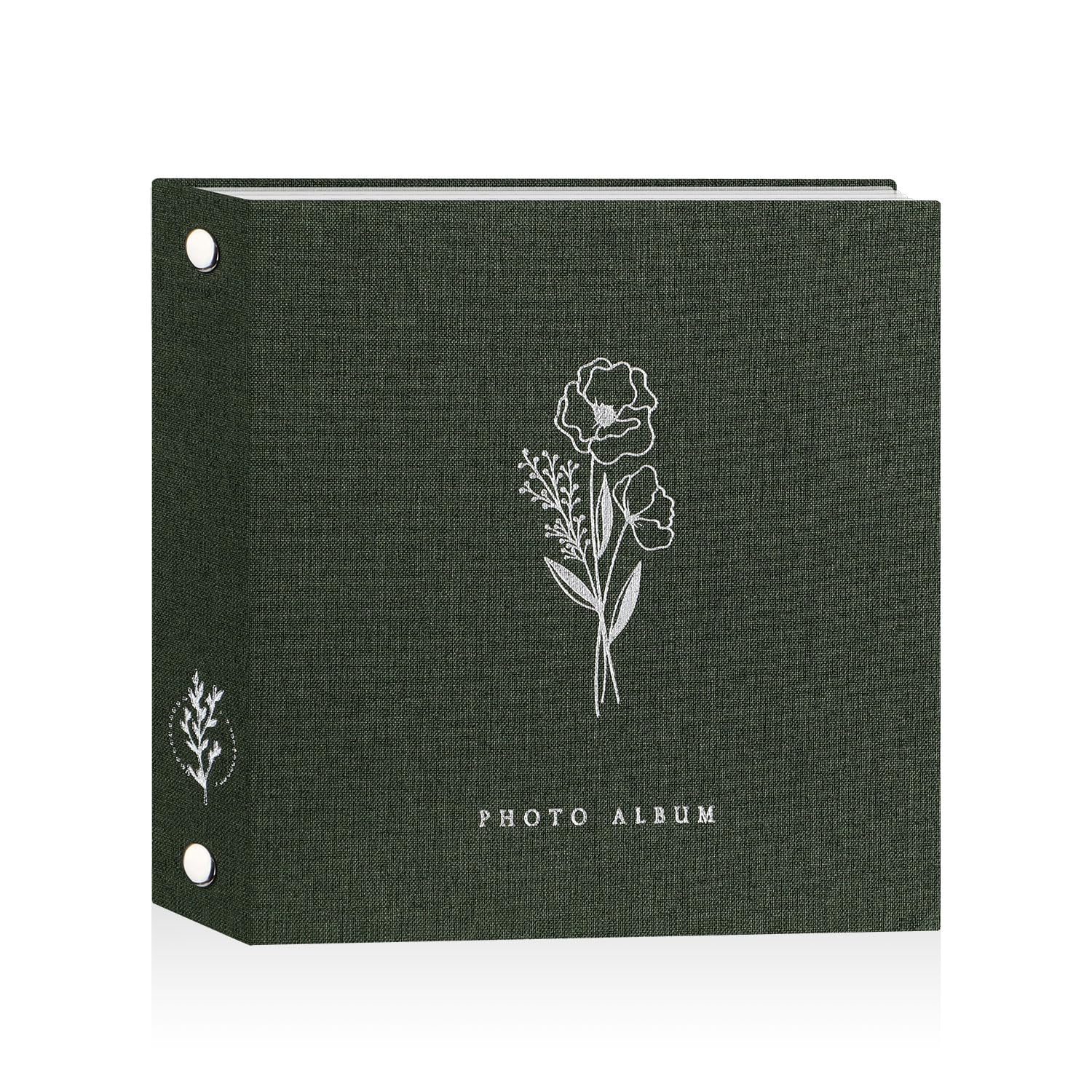 Snapklik.com : Lanpn Photo Album Scrapbook 8x8, Linen Hard Cover ...