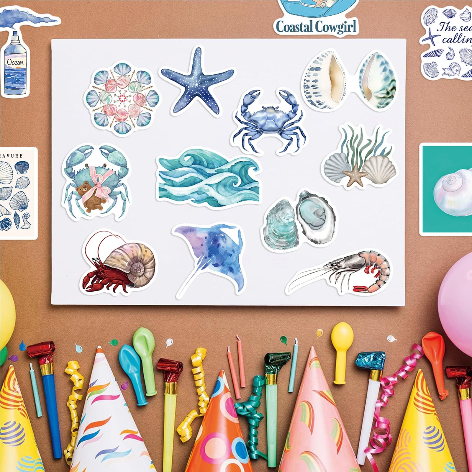 Beach Stickers Aesthetic