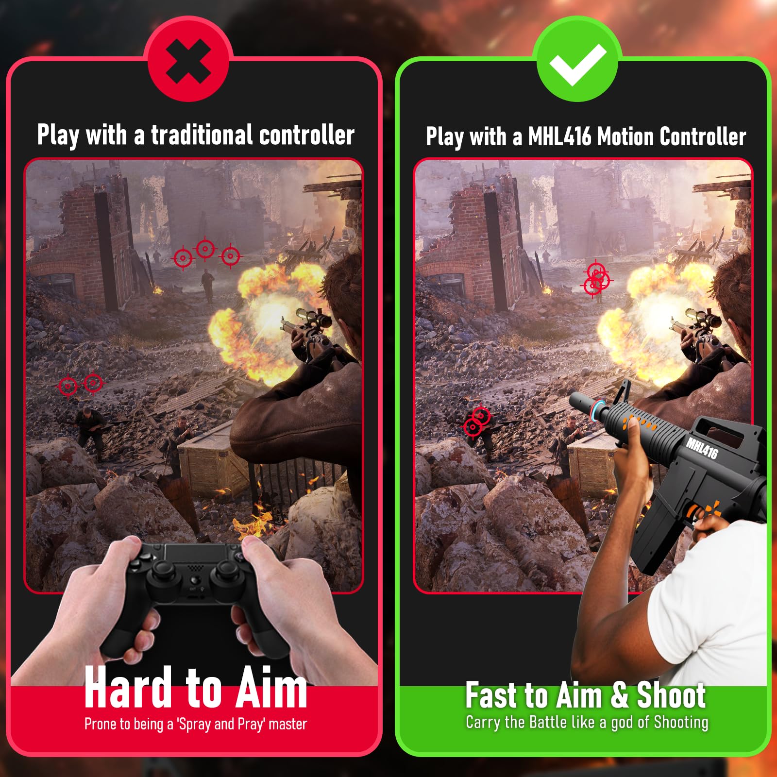 Snapklik.com : Professional FPS Motion Controller - Precision Aiming ...