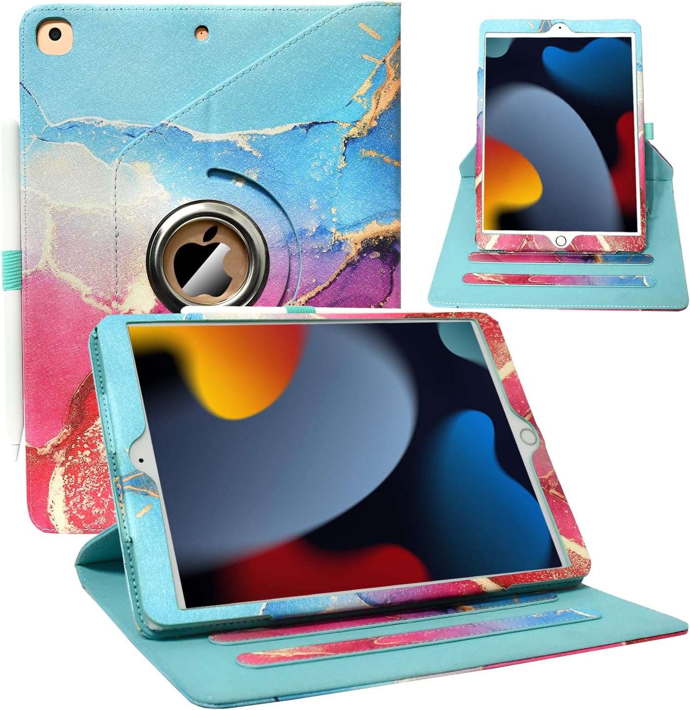 Amazon.com: ZoneFoker for Apple iPad 9th/ 8th/ 7th Generation Case ...