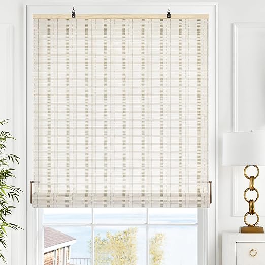 Amazon.com: LazBlinds Cordless Bamboo Blinds, Bamboo Roll Up Shades for ...