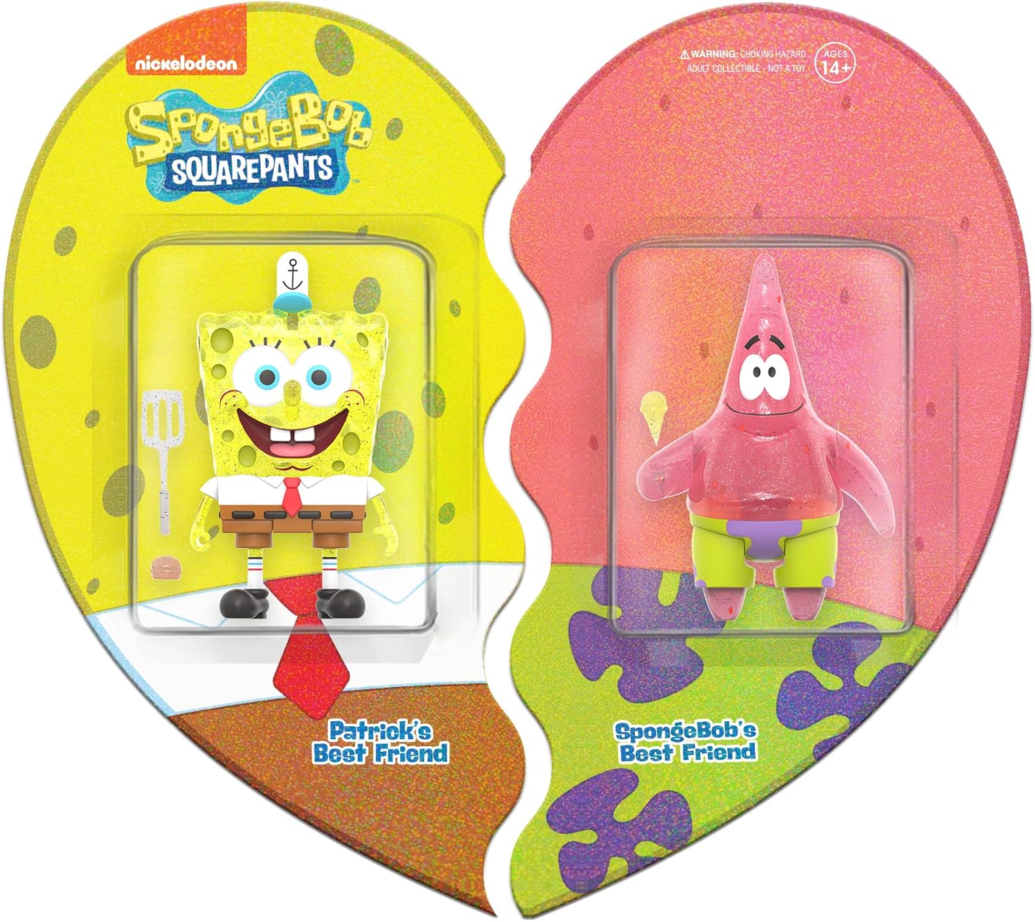 Amazon.com: Super7 Spongebob Squarepants Spongebob and Patrick BFF - (2 ...