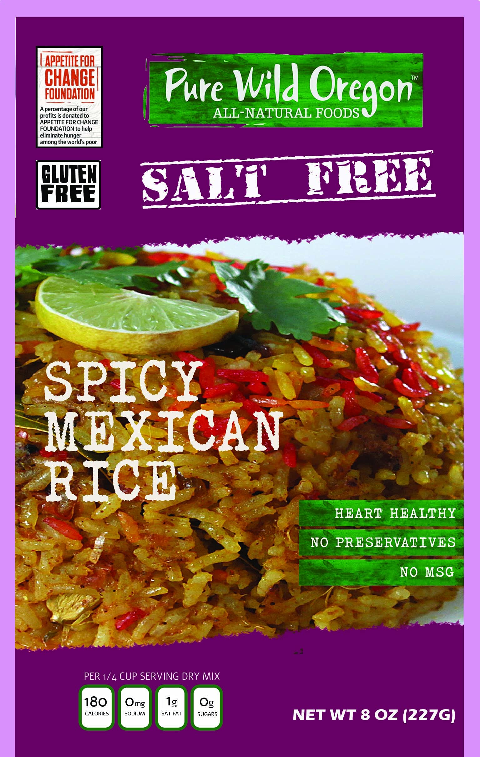 Amazon.com : Rice Mexican Salt Free Heart healthy gluten free NO MSG ...