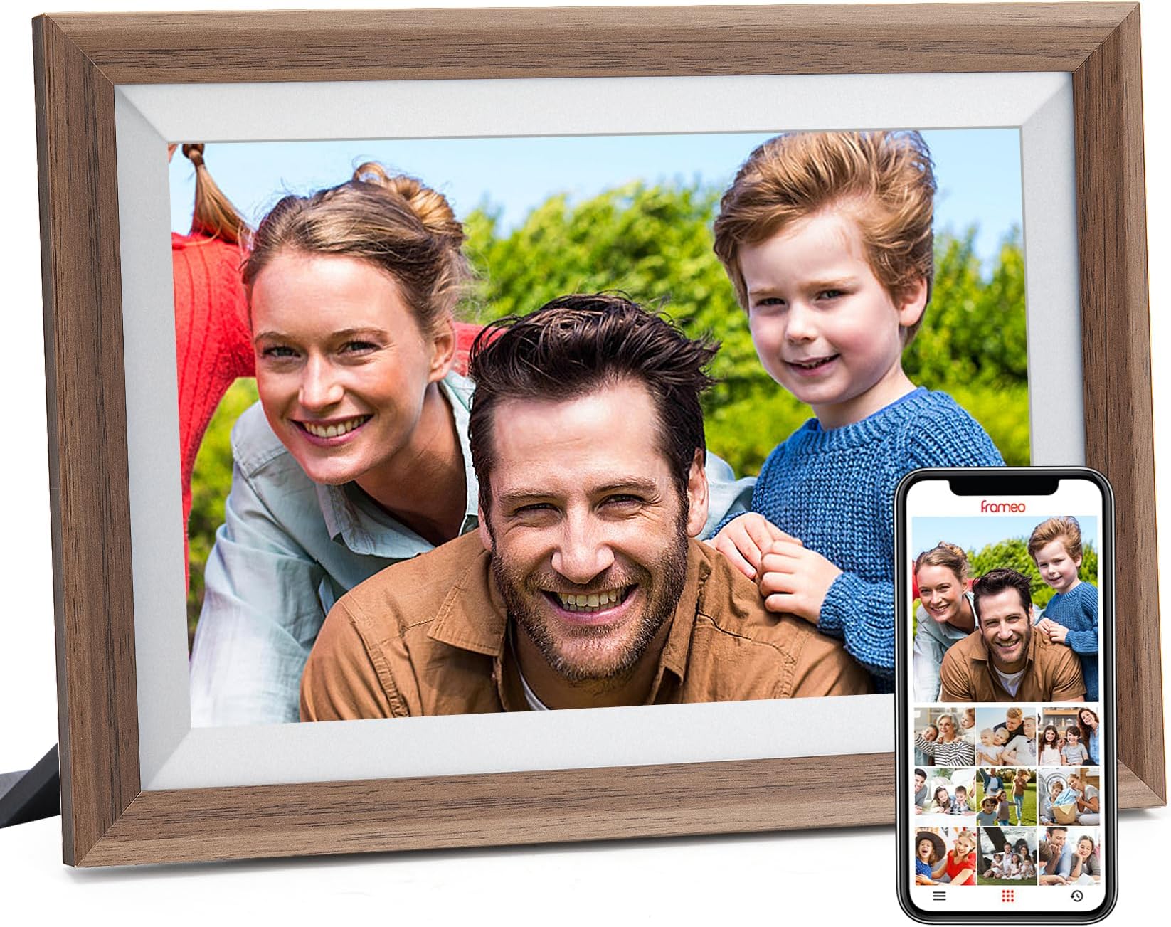 Amazon.com : Euphro 10.1'' Digital Picture Frame with 32GB Storage ...