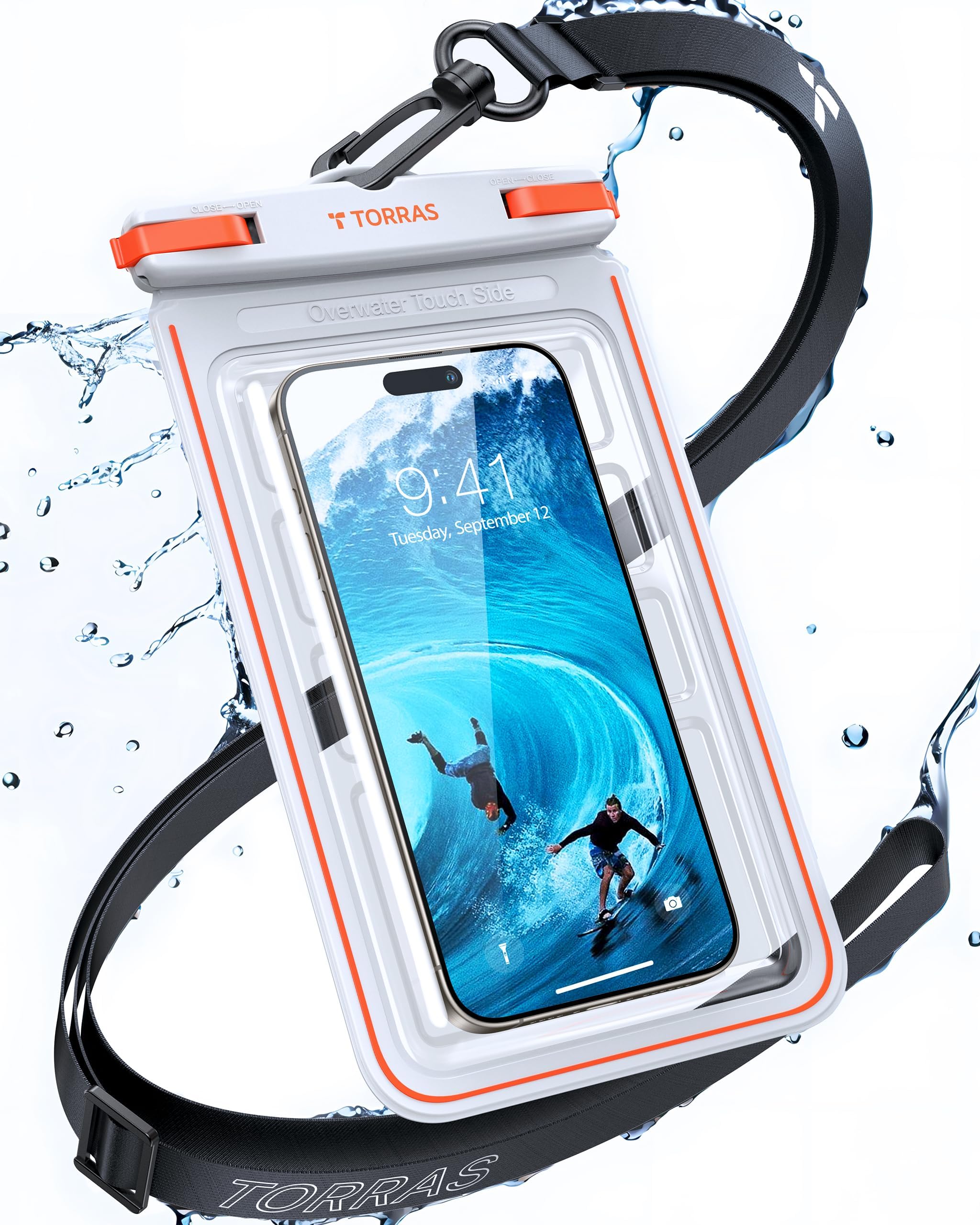 Amazon.com: TORRAS IPX8 Waterproof Phone Pouch Floating, Underwater ...
