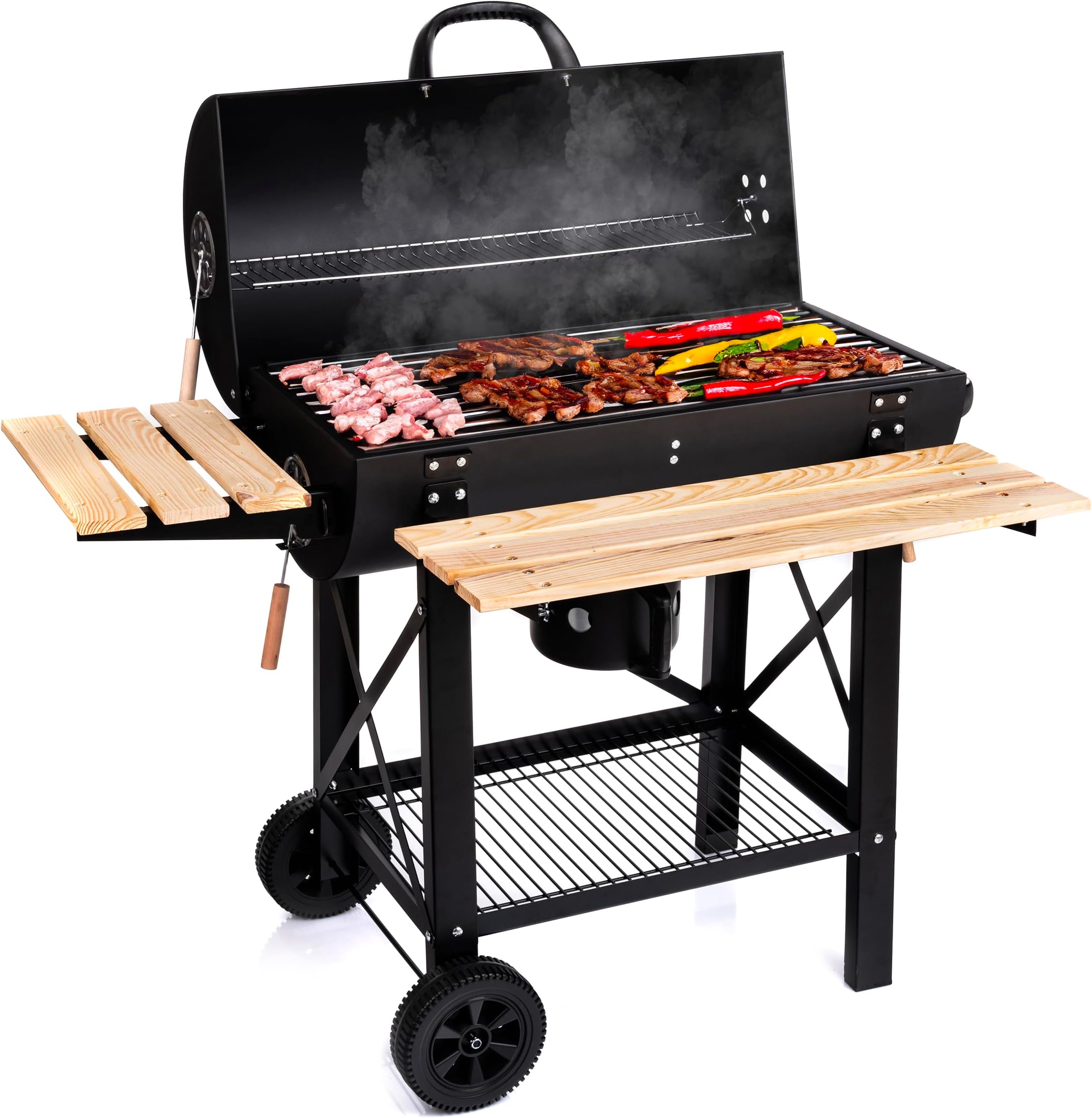 BBQ-Toro Chariot de barbecue au charbon de bois | Ø 42 x (L) 80 cm ...