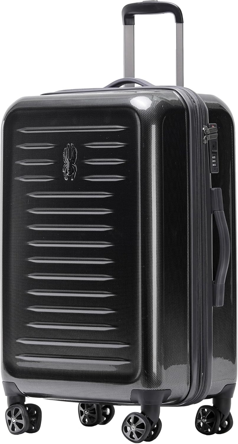 Amazon.com | Spyder Rails 25 Inch Expandable Hardside Upright Suitcase ...