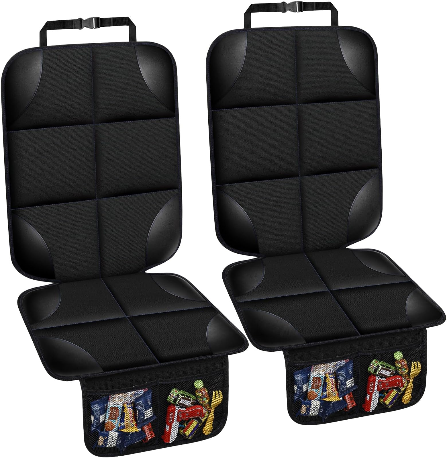 Royal Rascals Car Seat Kick Mat Protector & Back Seat Organiser for ...
