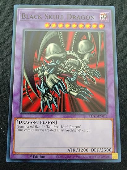 Yu-Gi-Oh! Black Skull Dragon - LDS1-EN012 - Legendary Duelists: Season 1 - Common - 1st Edition ...