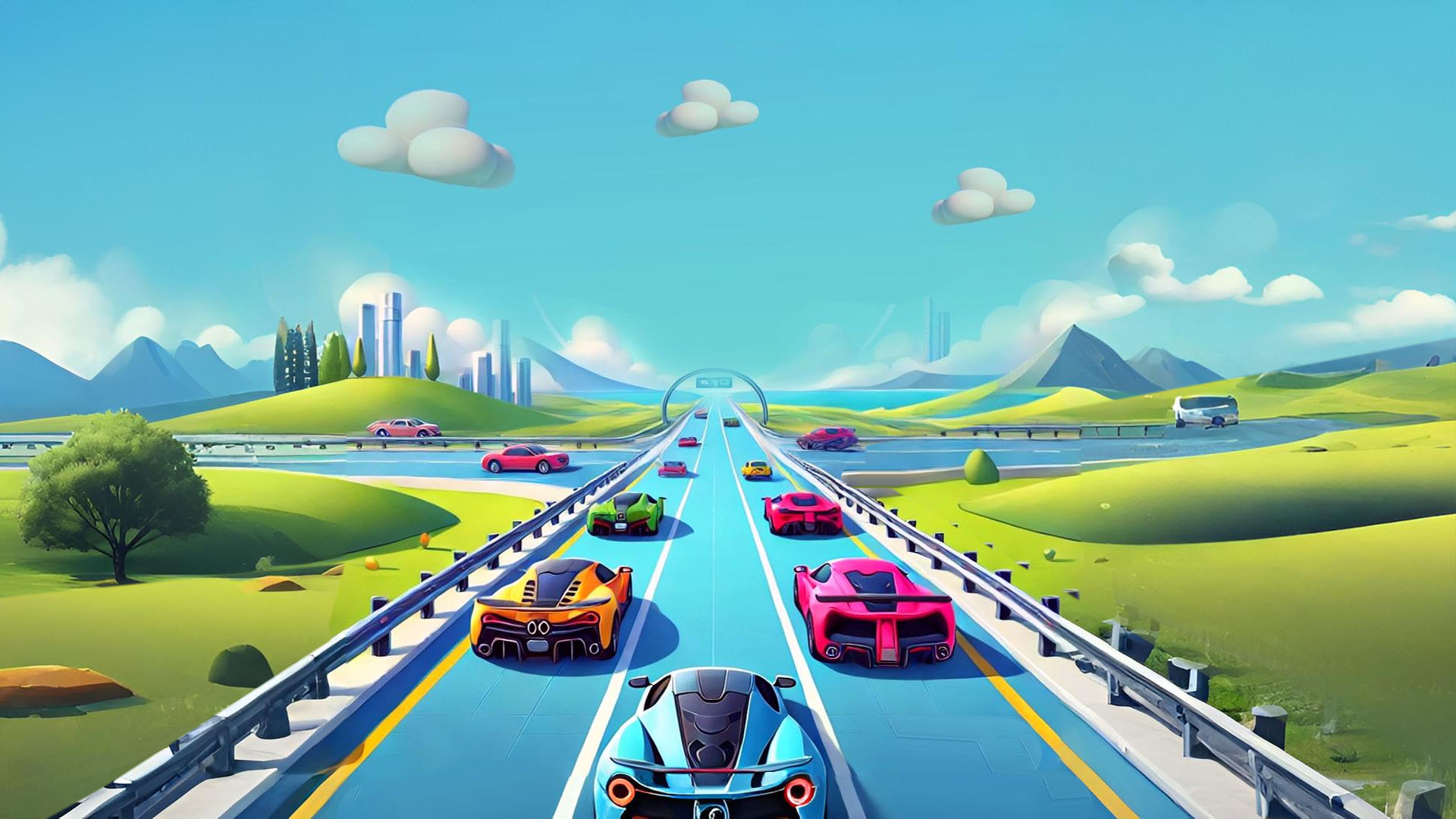 Fast Turbo Ultimate Car Racing Mania 3D Simulator Games: Extreme Car ...