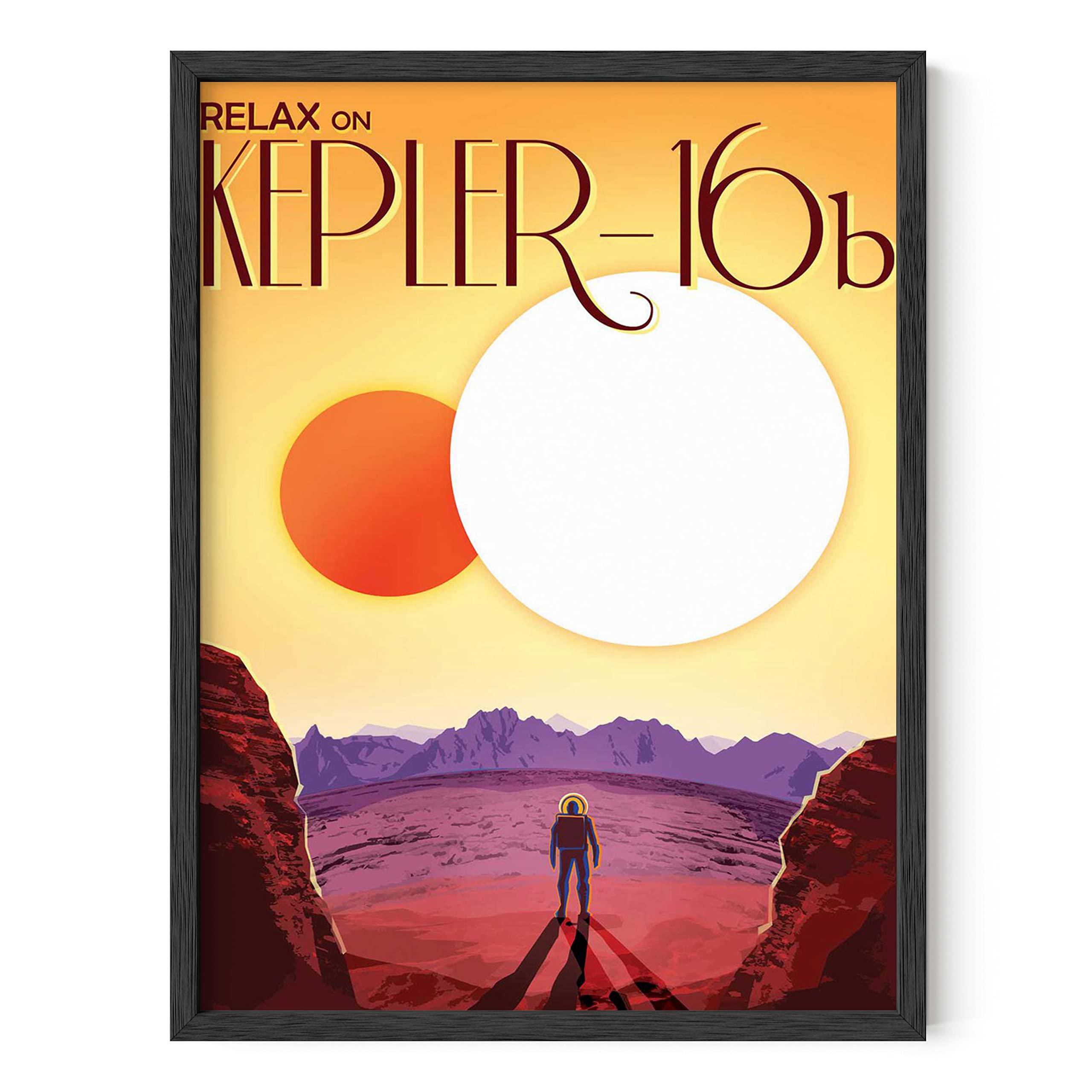 Kepler 16b Nasa Vintage Posters