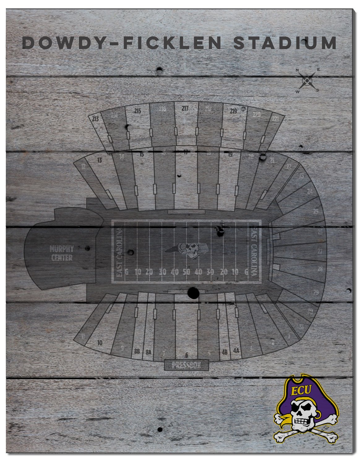 Pirates Stadium Chart
