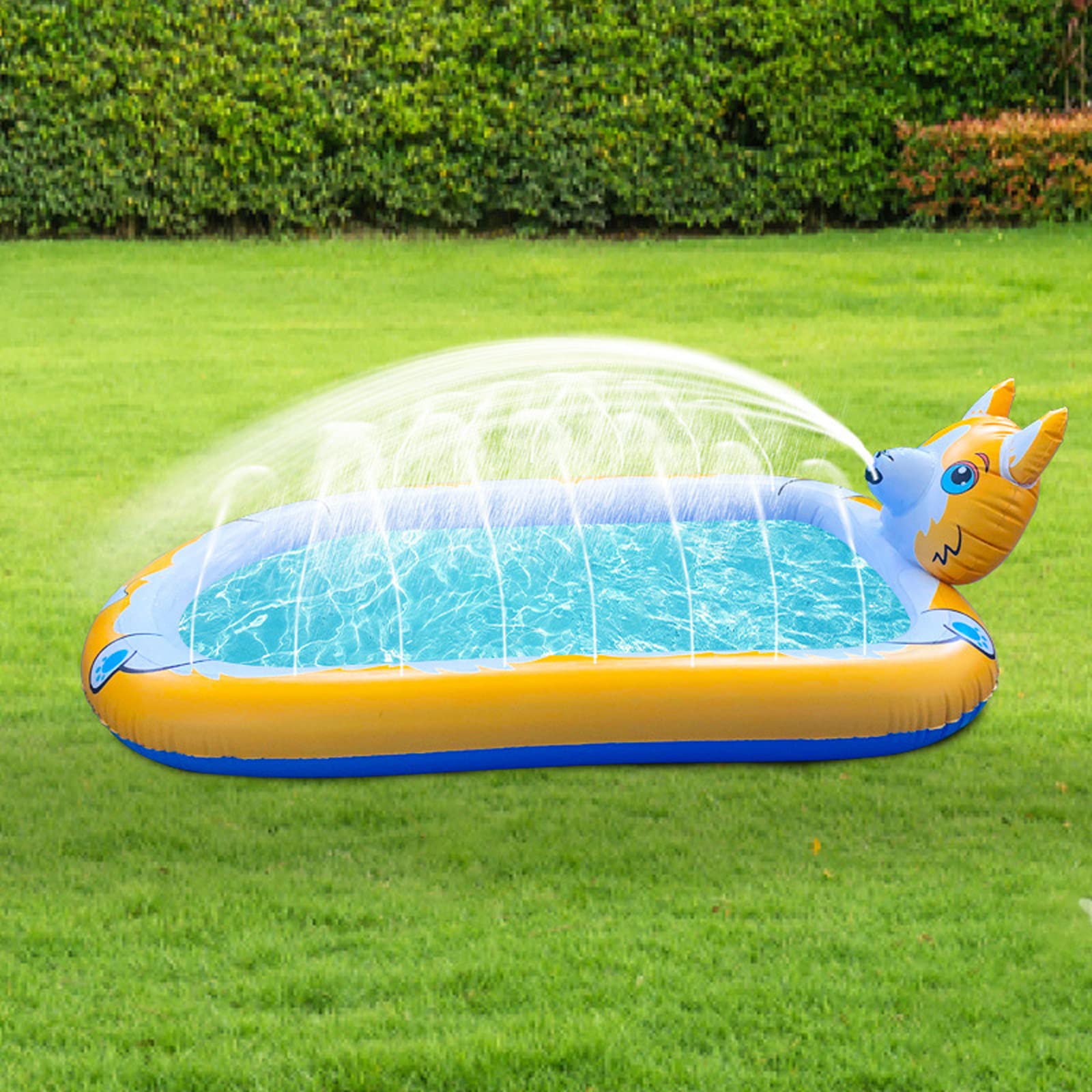 Buy LZTET Inflatable Fountain Swimming Pool, Cartoon Character ...