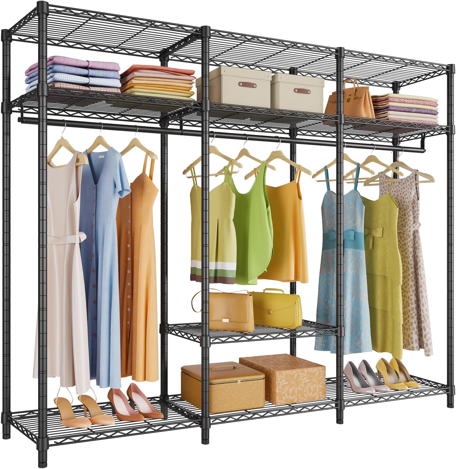 Amazon.com: VIPEK V30 Garment Rack, Heavy Duty Clothes Rack with 7 ...