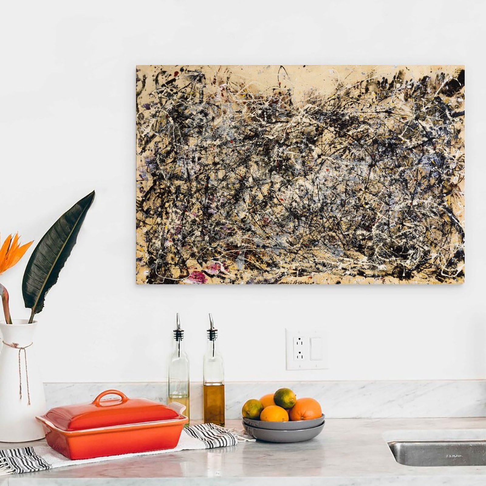 Jackson Pollock Number 1a 1948 Jackson Pollock Work "Number 19, 1948"