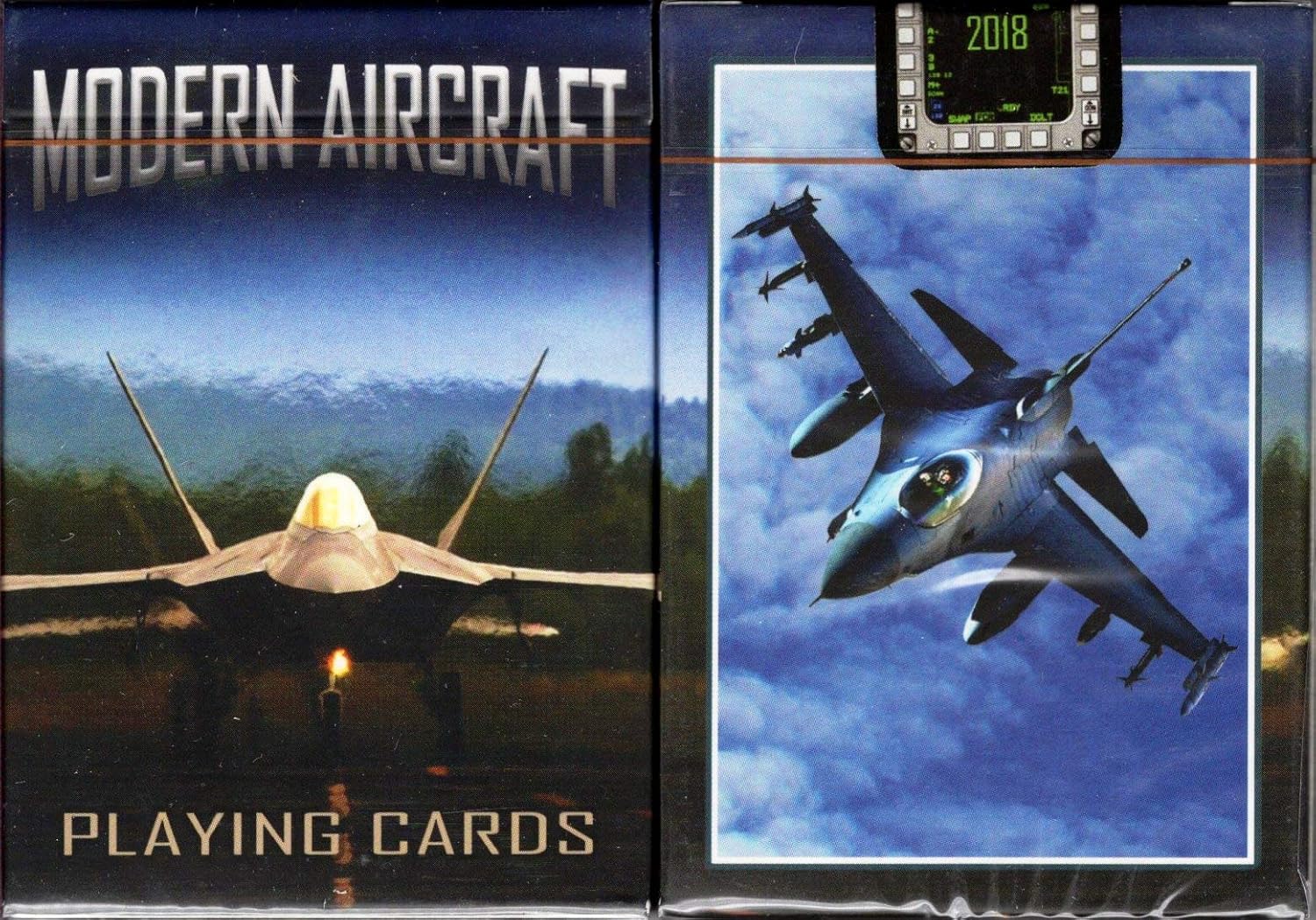 Amazon.com: Buyworthy Modern Aircraft Playing Cards Poker Size Deck ...