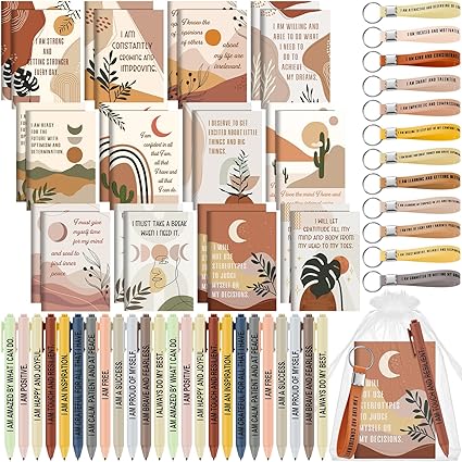 Amazon.com: Mooliwe 72 Pcs/24 Set Positive Affirmation Gift Set ...