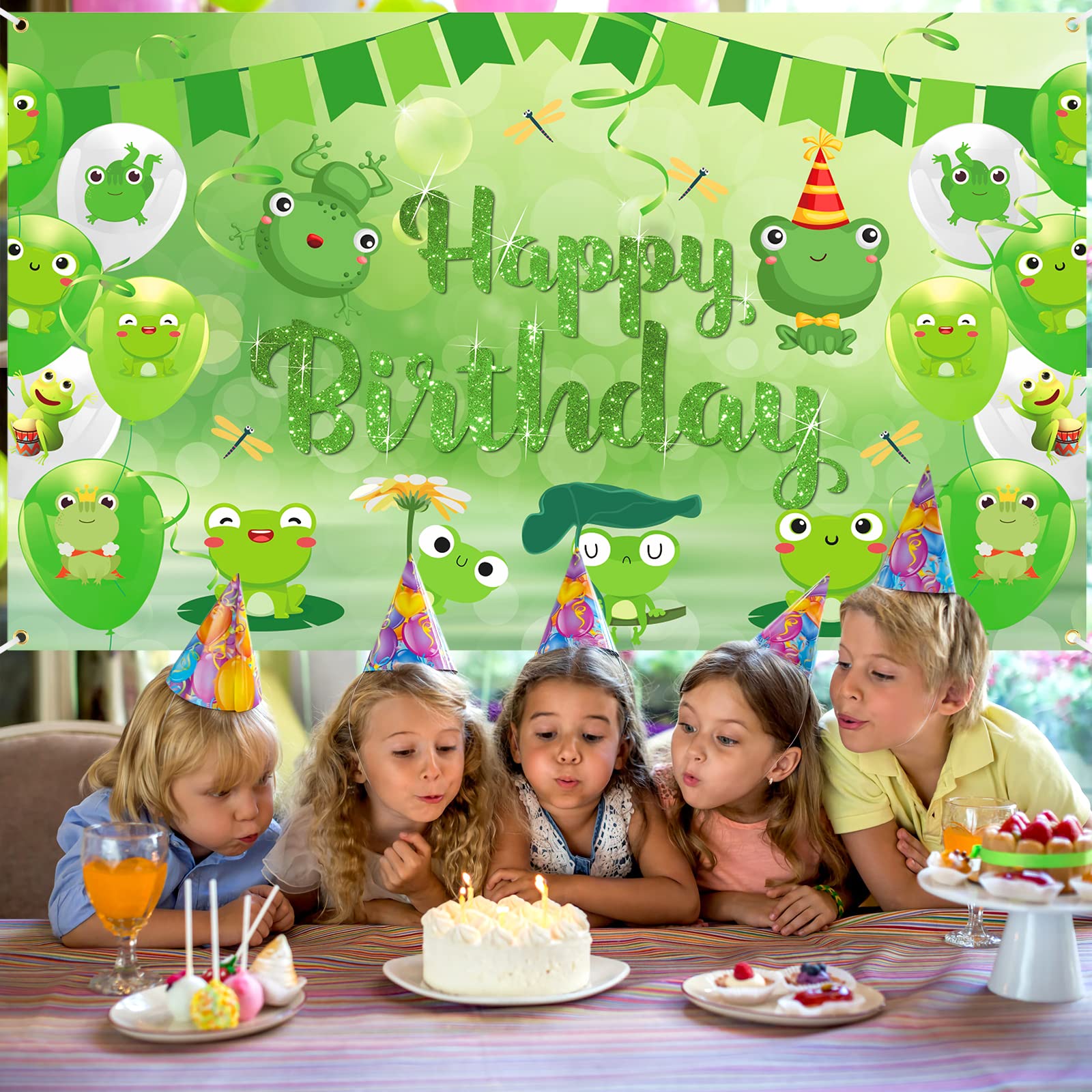Frog Happy Birthday Banner Happy Birthday Frog Frog Birthday