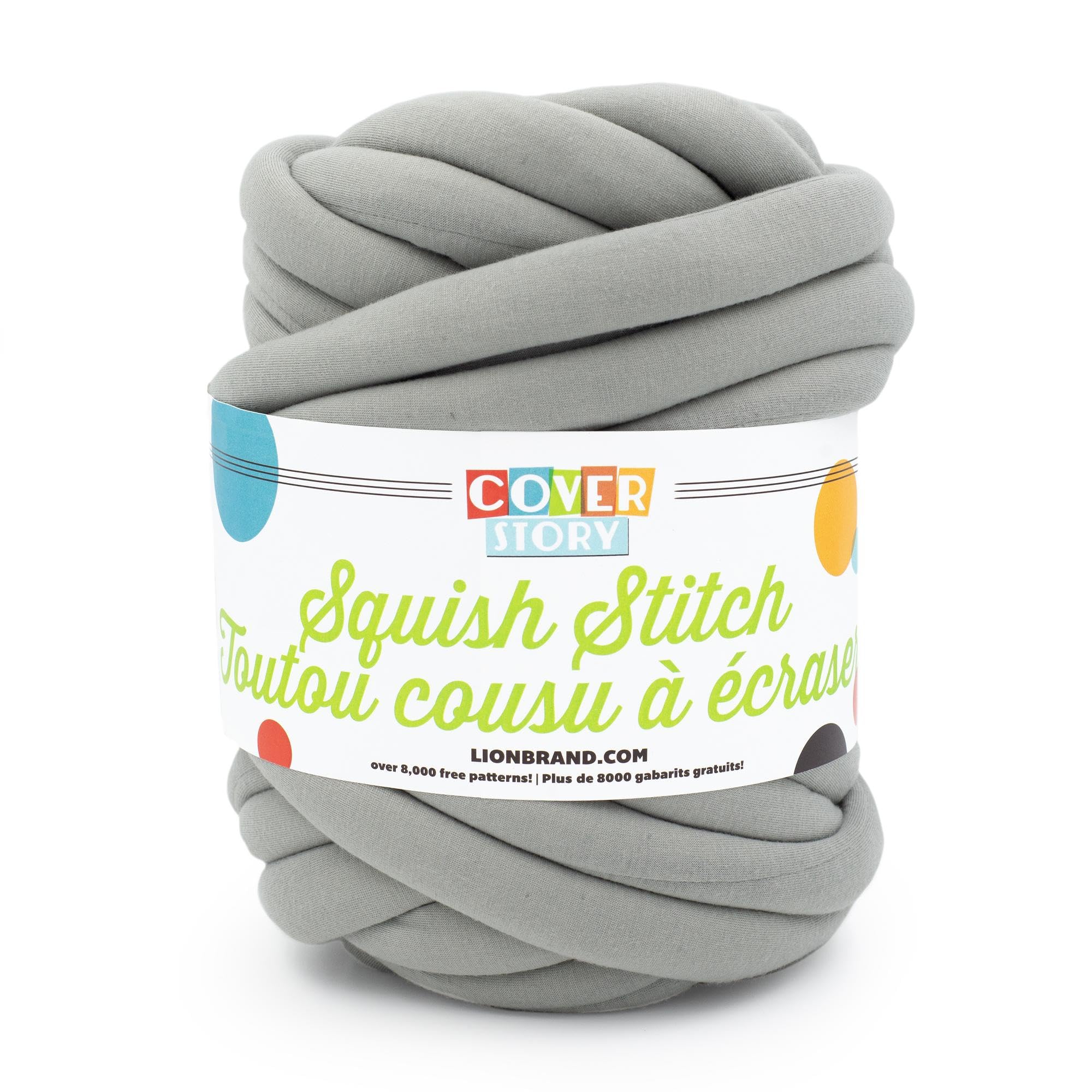 Amazon.com: Lion Brand Yarn Cover Story Squish Stitch, Blanket Yarn ...
