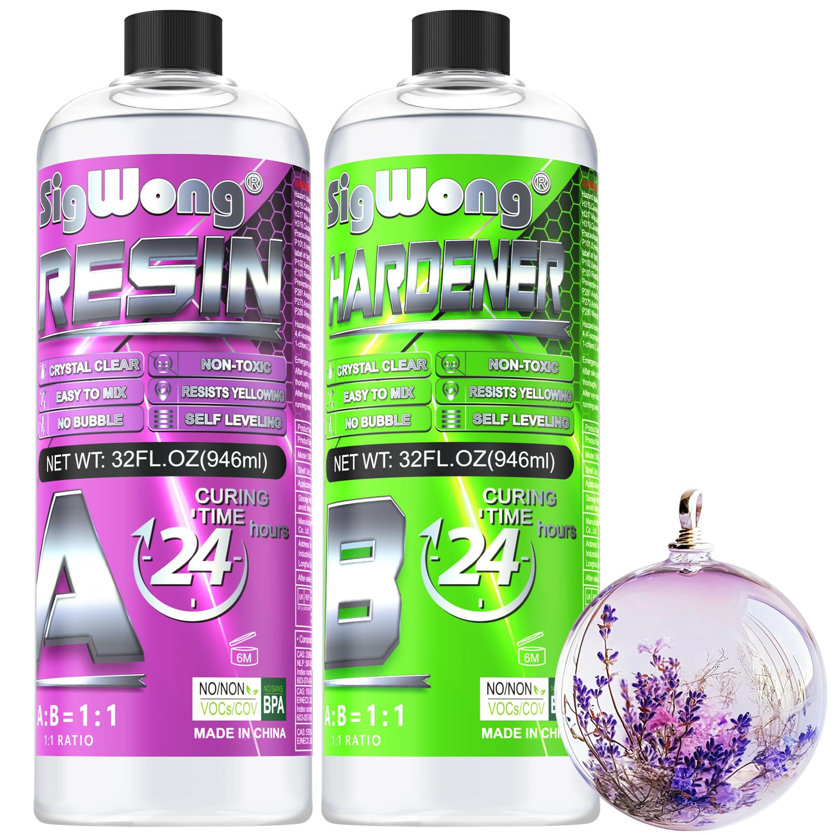 Snapklik.com : Epoxy Resin - 64OZ Newly Formulated Crystal Clear ...