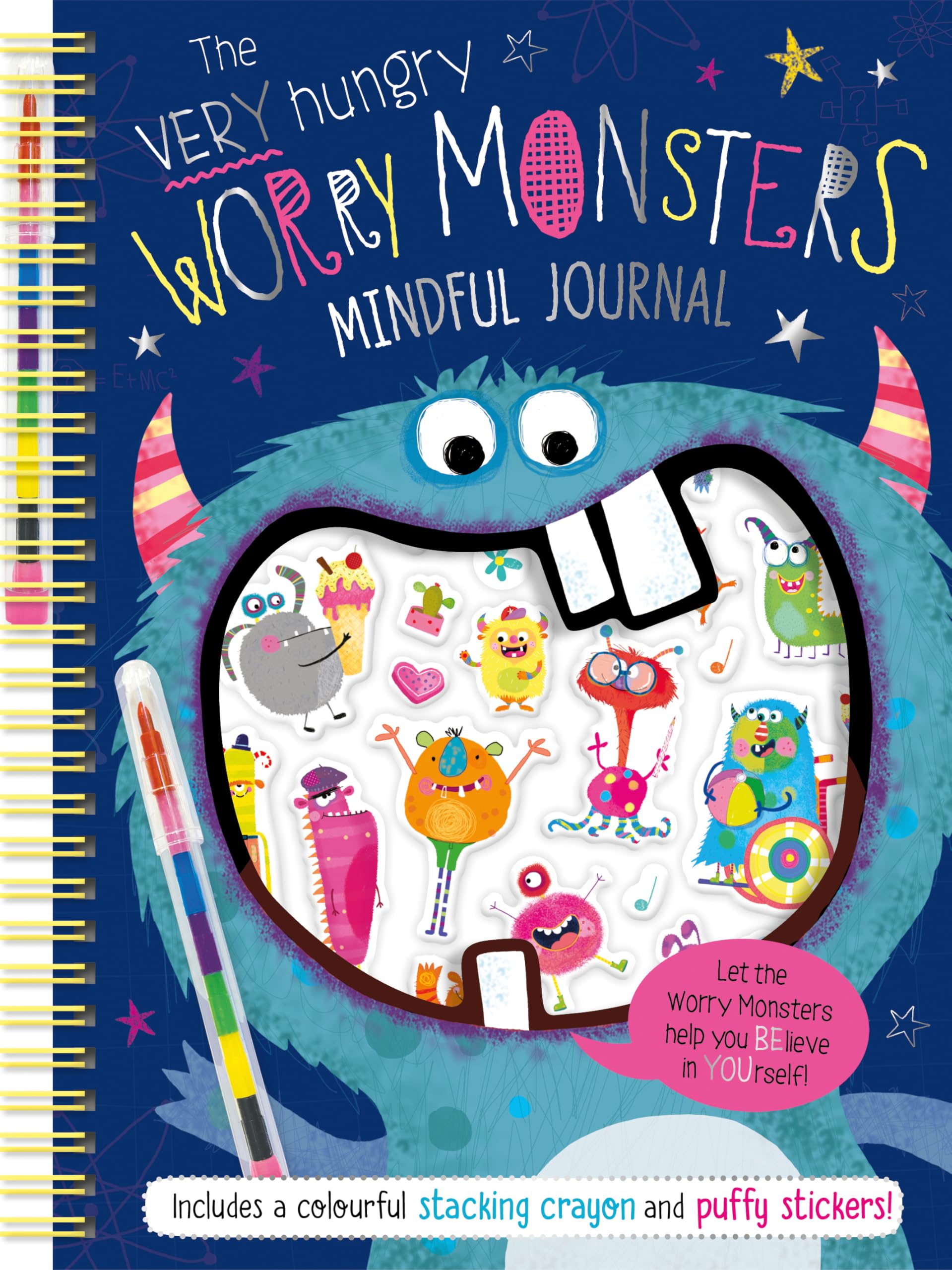 Very Hungry Worry Monsters Mindful Journal: unknown author ...