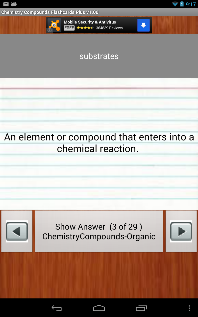 Chemistry Compounds Flashcards Plus:Amazon.in:Appstore for Android