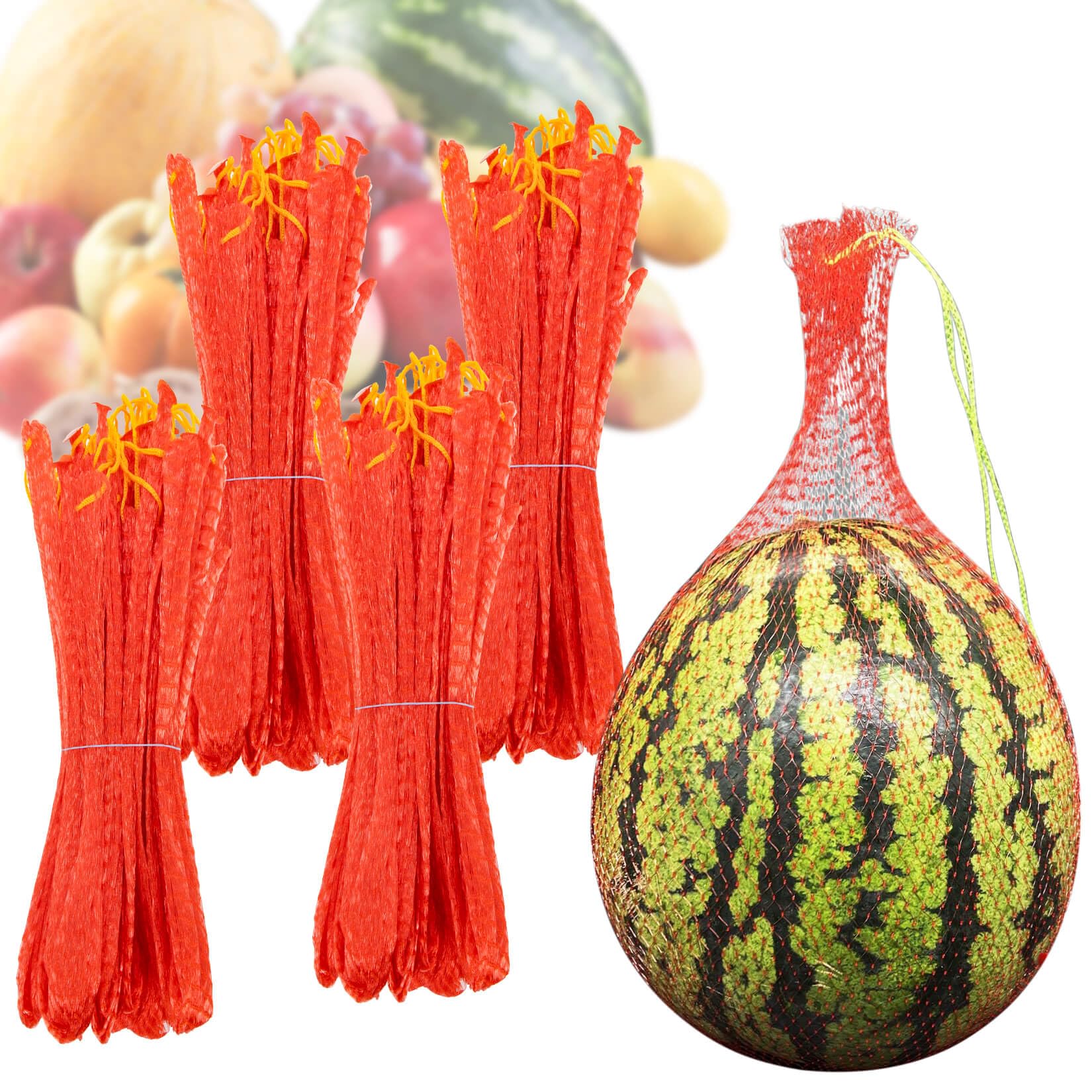 Amazon.com : MAQIHAN 40pcs Melon Nets Melon Hammock - Watermelon Nets Melon Holder Watermelon ...