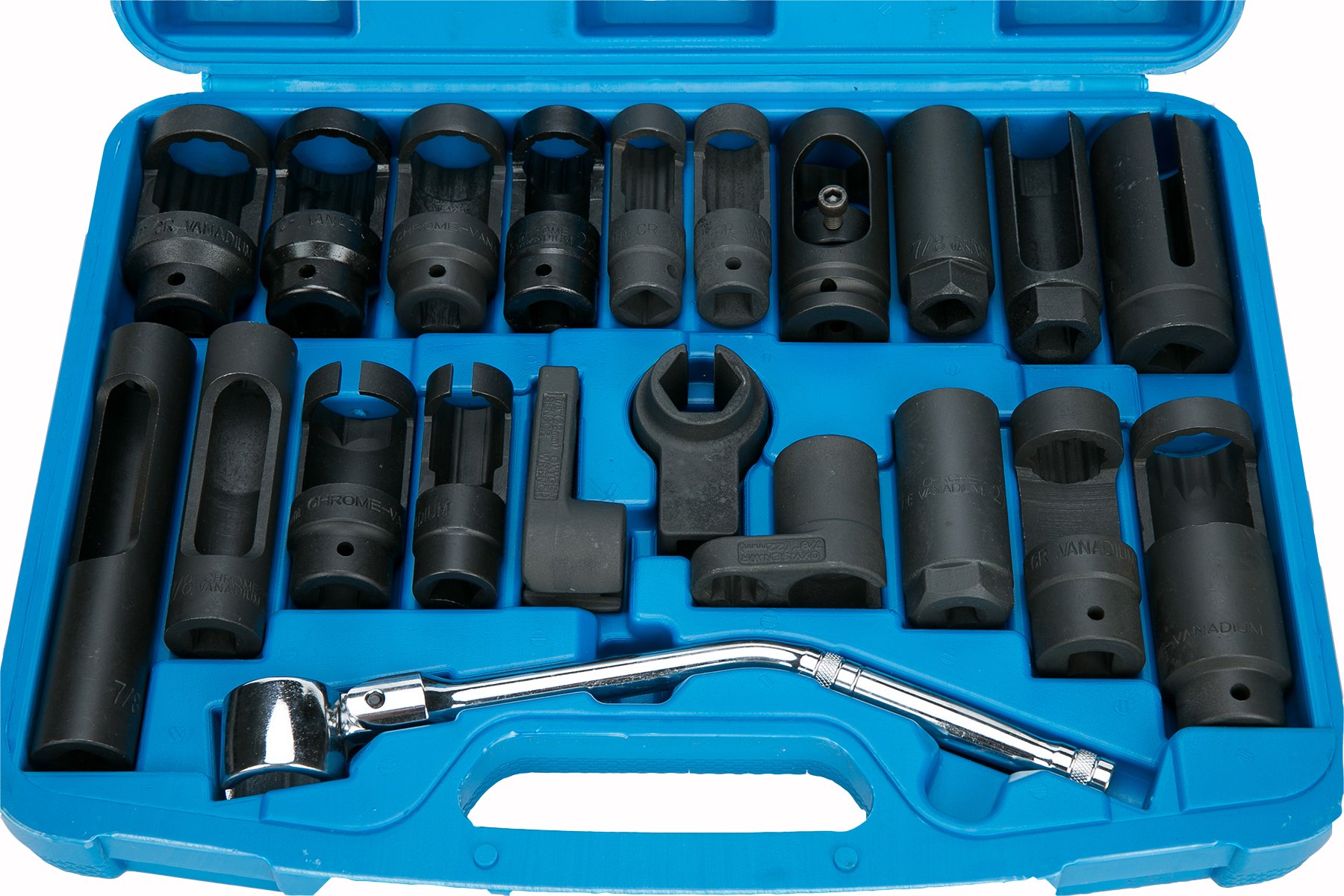 Snapklik.com : 8milelake 21pcs Oxygen Sensor Socket Set Sensor