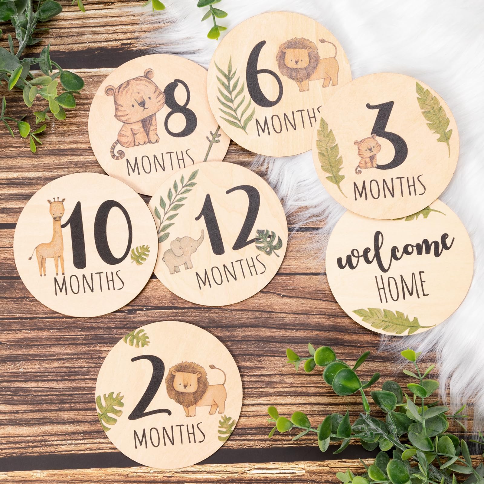 Amazon.com: Baby Monthly Stickers - Monthly Milestone Stickers - Baby ...