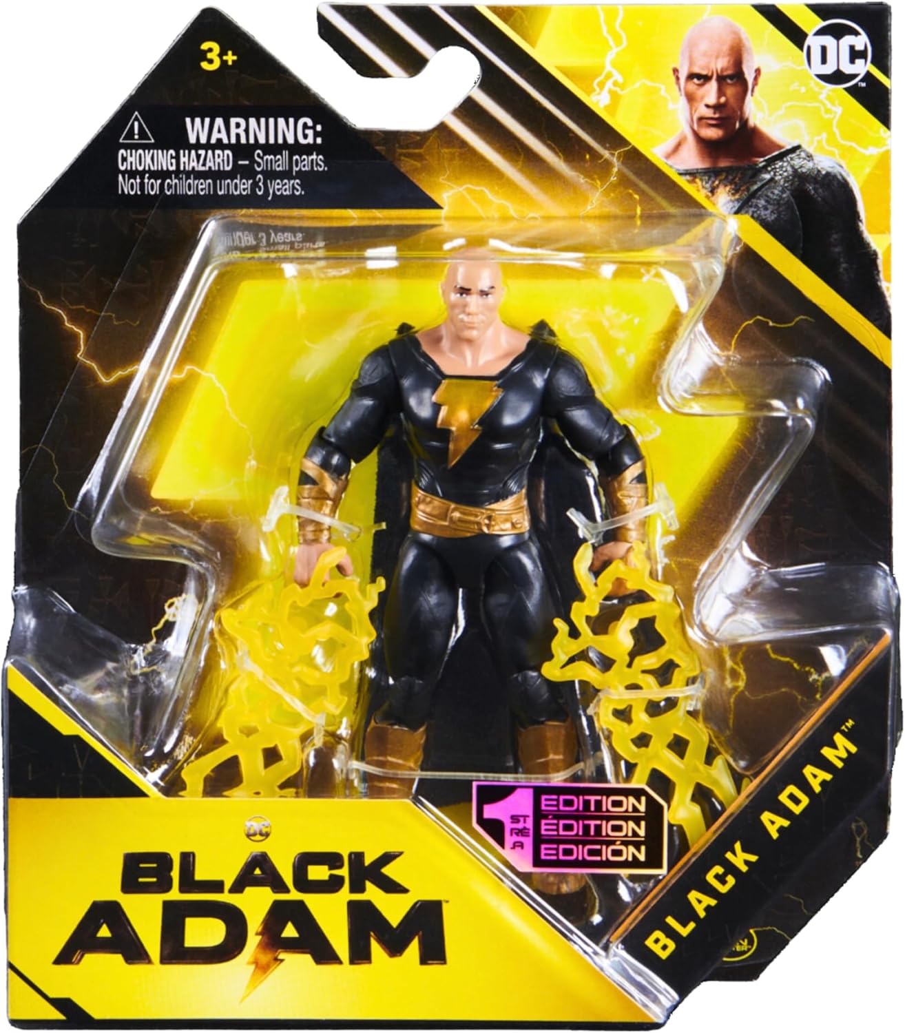 Amazon.com: Spin Master DC Comics Black Adam Movie Collectible 10cm ...