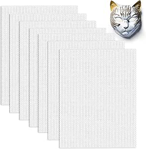 Amazon.com: 7 Sheets Fursuit Eye Mesh Waterproof Printable PVC Plastic ...