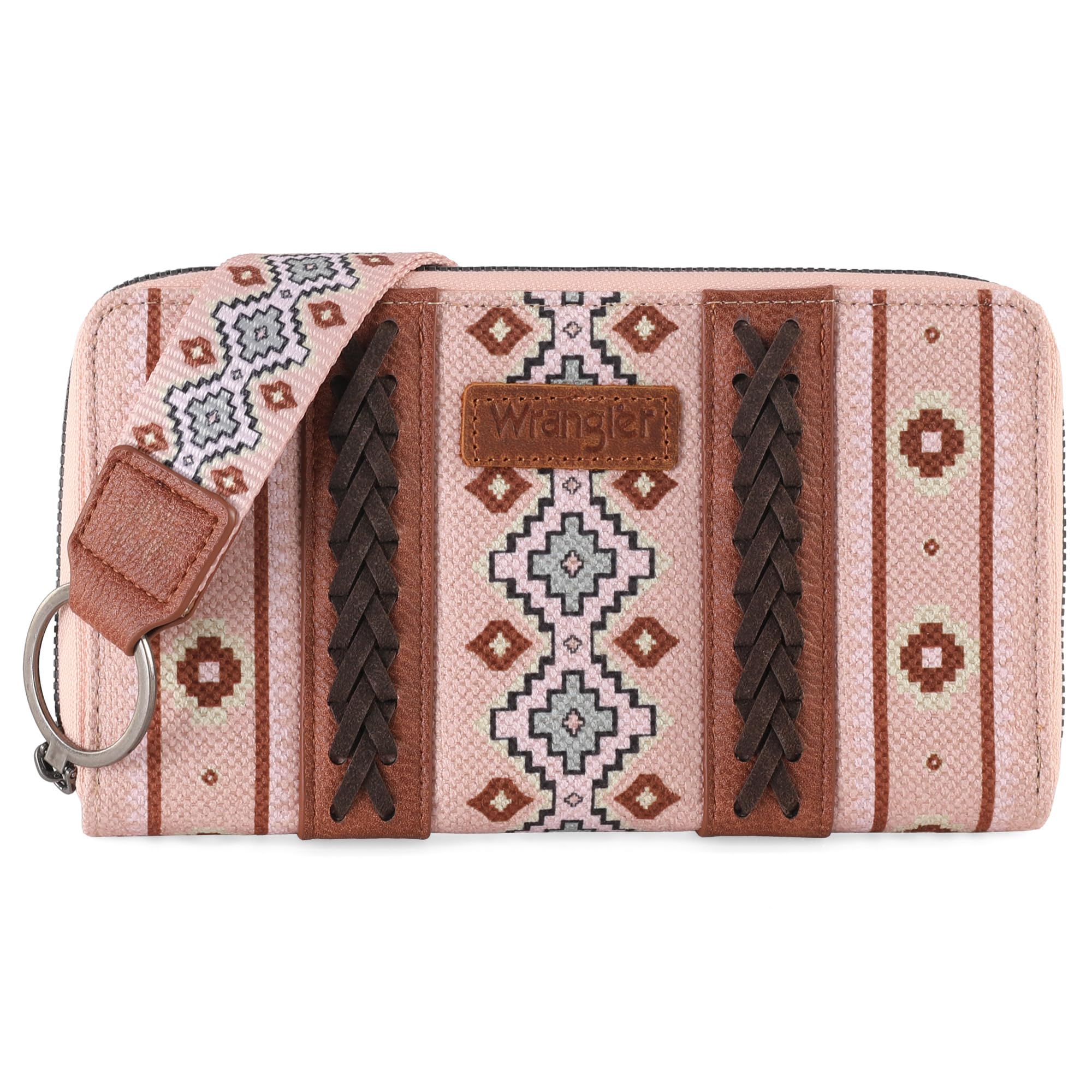 Wrangler x Montana West Aztec Canvas Wallet with Wrist Strap – Bohemian ...