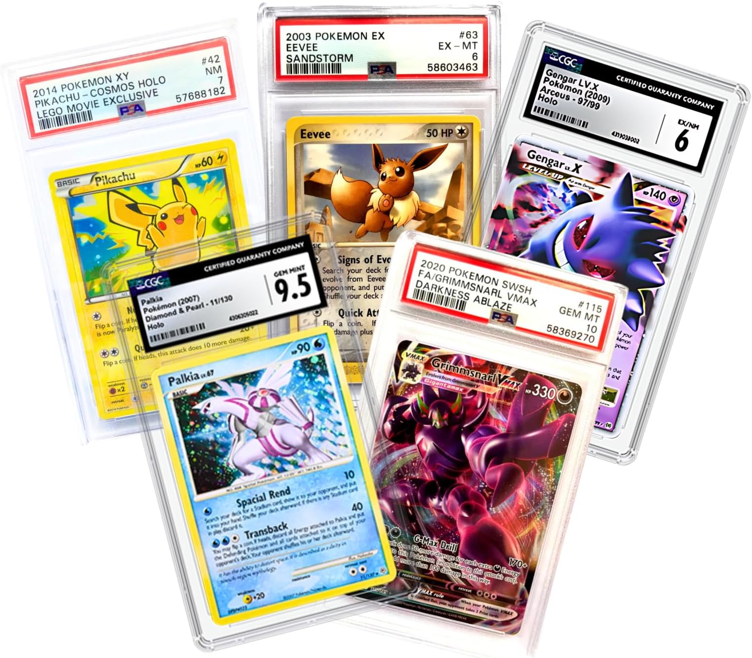 Mystery PSA or CGC Graded Pokemon Card with Protective Display Case ...