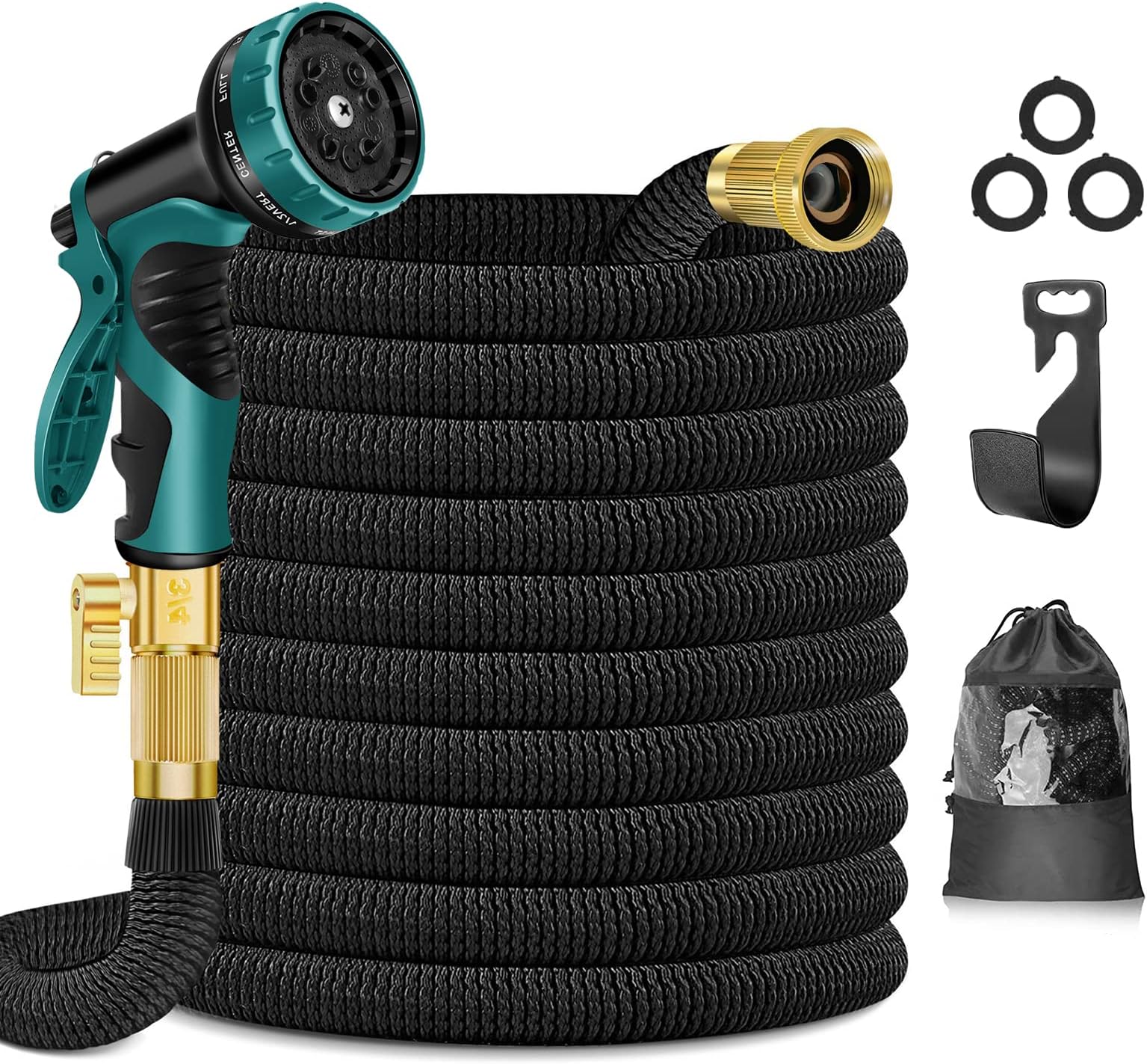 Garden Hose Expandable Hose Pipe,100 FT Expandable Garden Hose Anti ...