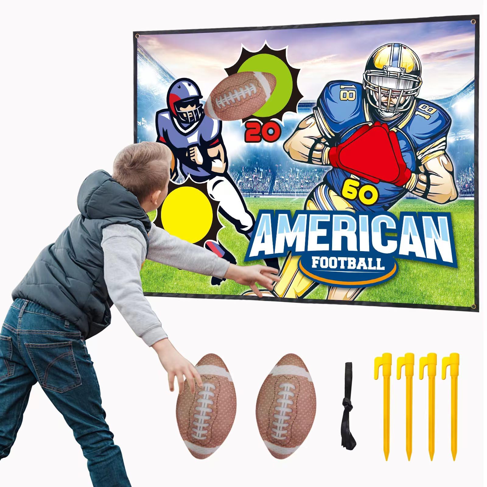 Snapklik.com : Kileubuto Football Toss Target Games For Ages 8-12 ...